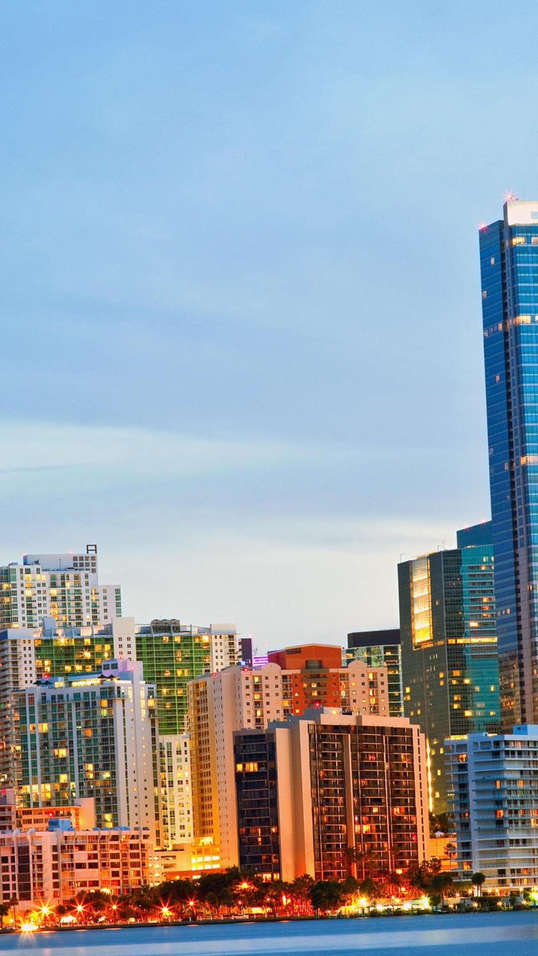 Miami Skyline HD Wallpapers - Wallpaper Cave