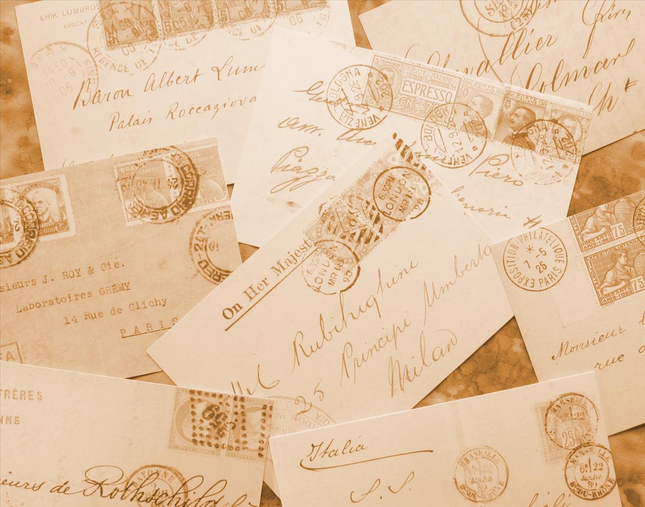 Vintage Letter Wallpaper