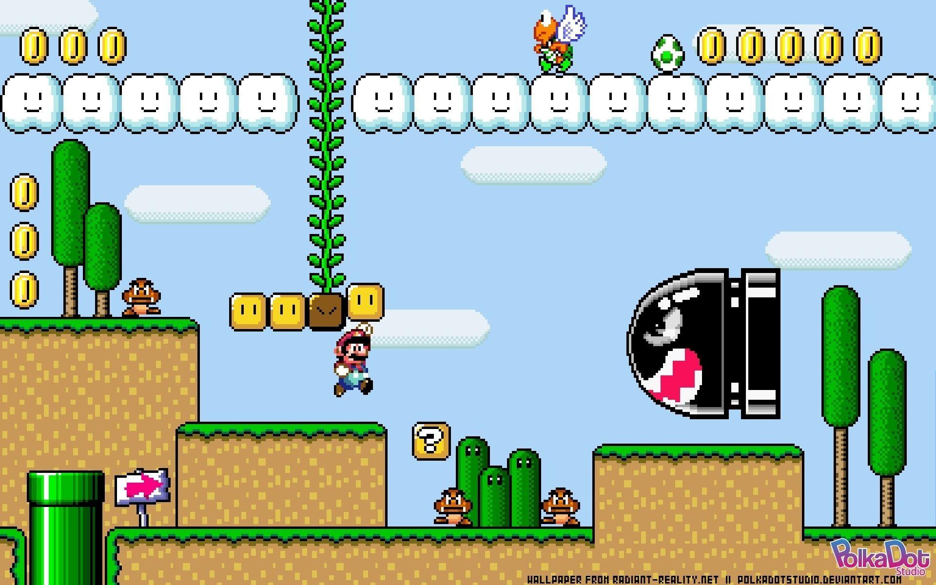 Mario World Pixel Art Mario World Pixel Art
