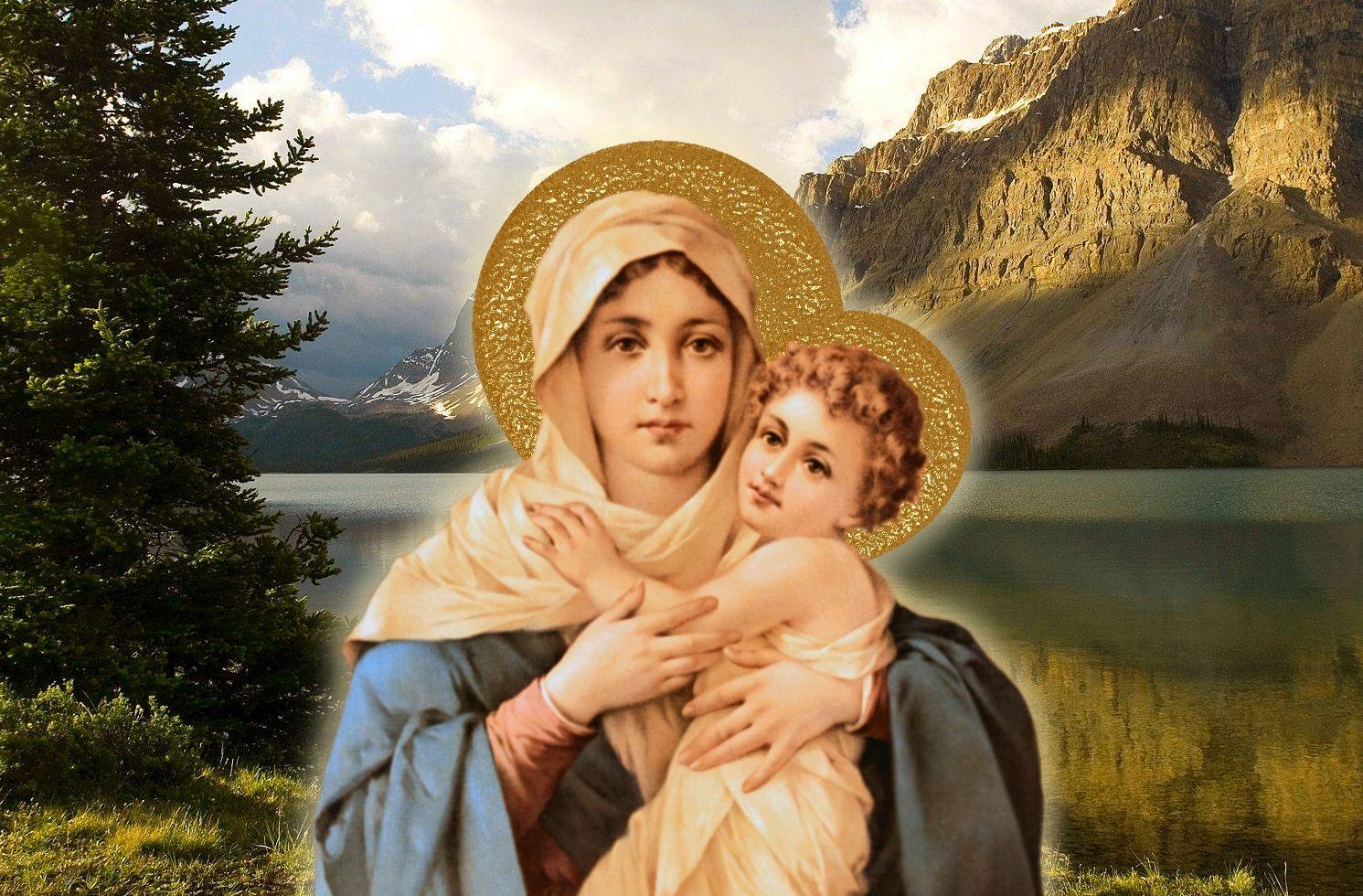 Mother Mary Praying Wallpapers - Wallpaper Cave