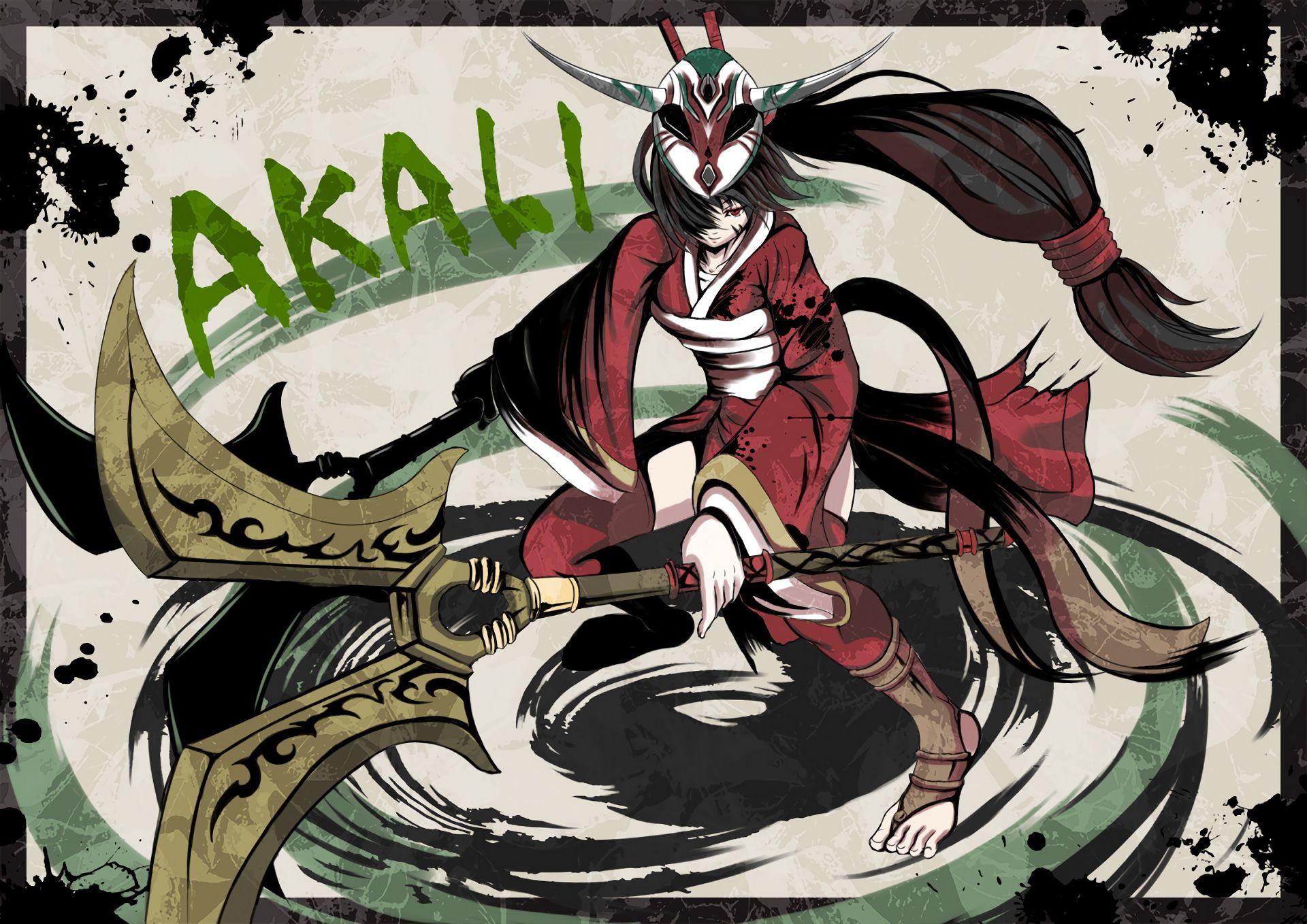 League Of Legends Bloodmoon Akali HD Wallpapers - Wallpaper Cave