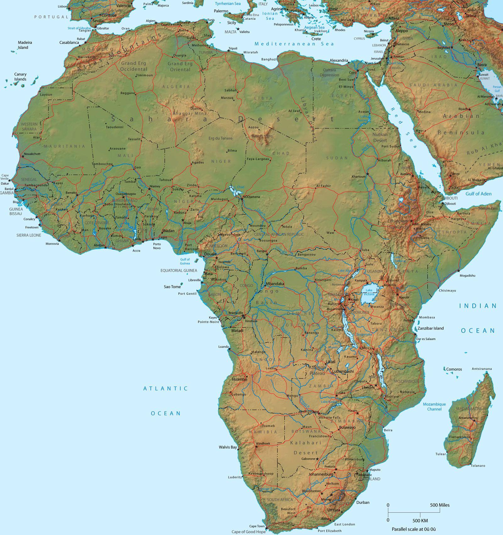 Map Of Africa Wallpapers - Wallpaper Cave
