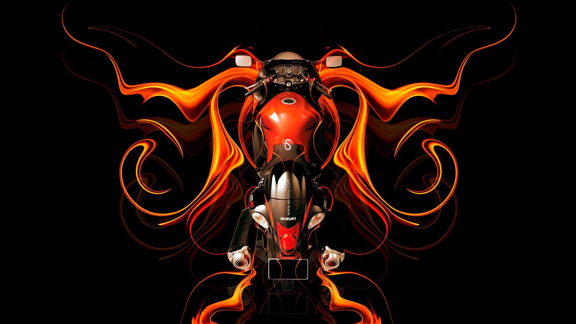 Fire Bike Wallpapers - Wallpaper Cave