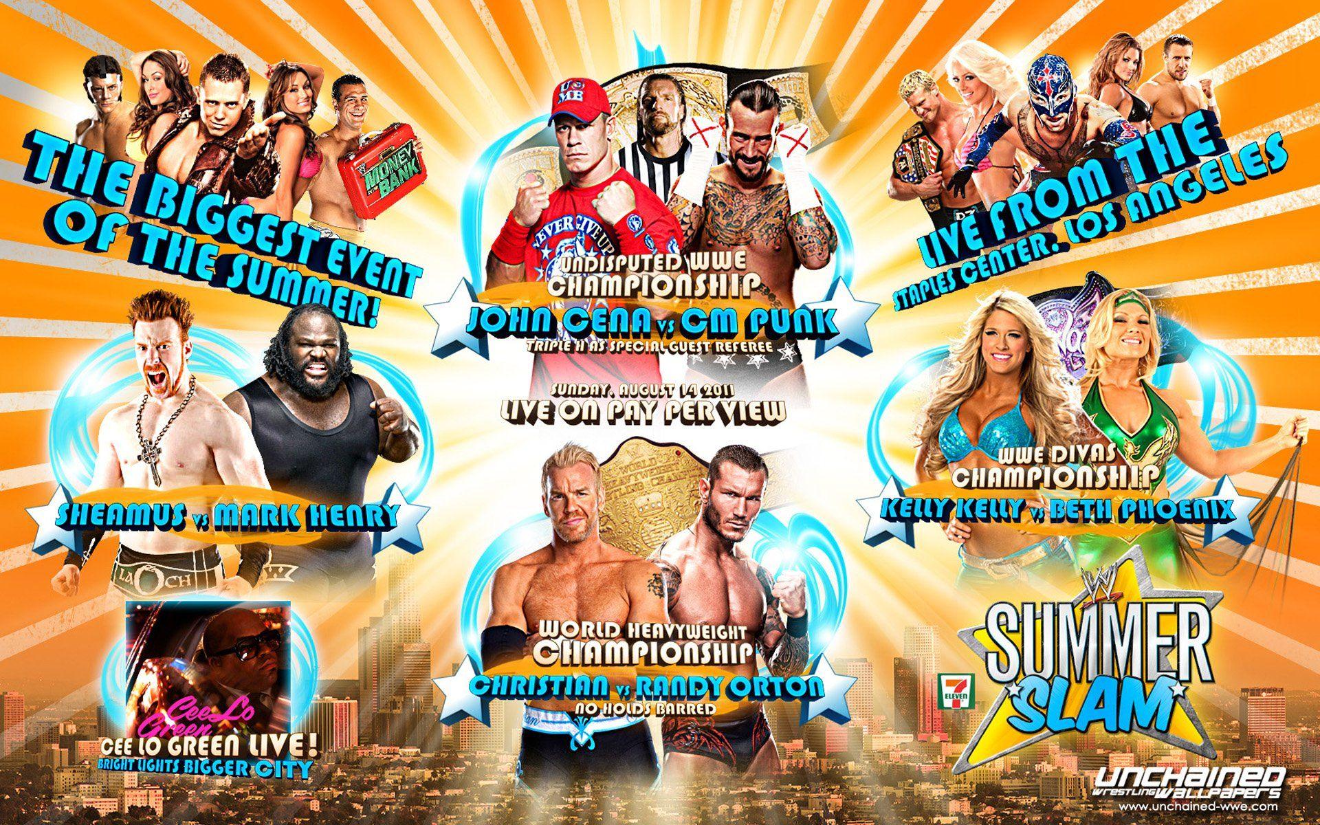 WWE Summerslam Logo Wallpapers - Wallpaper Cave