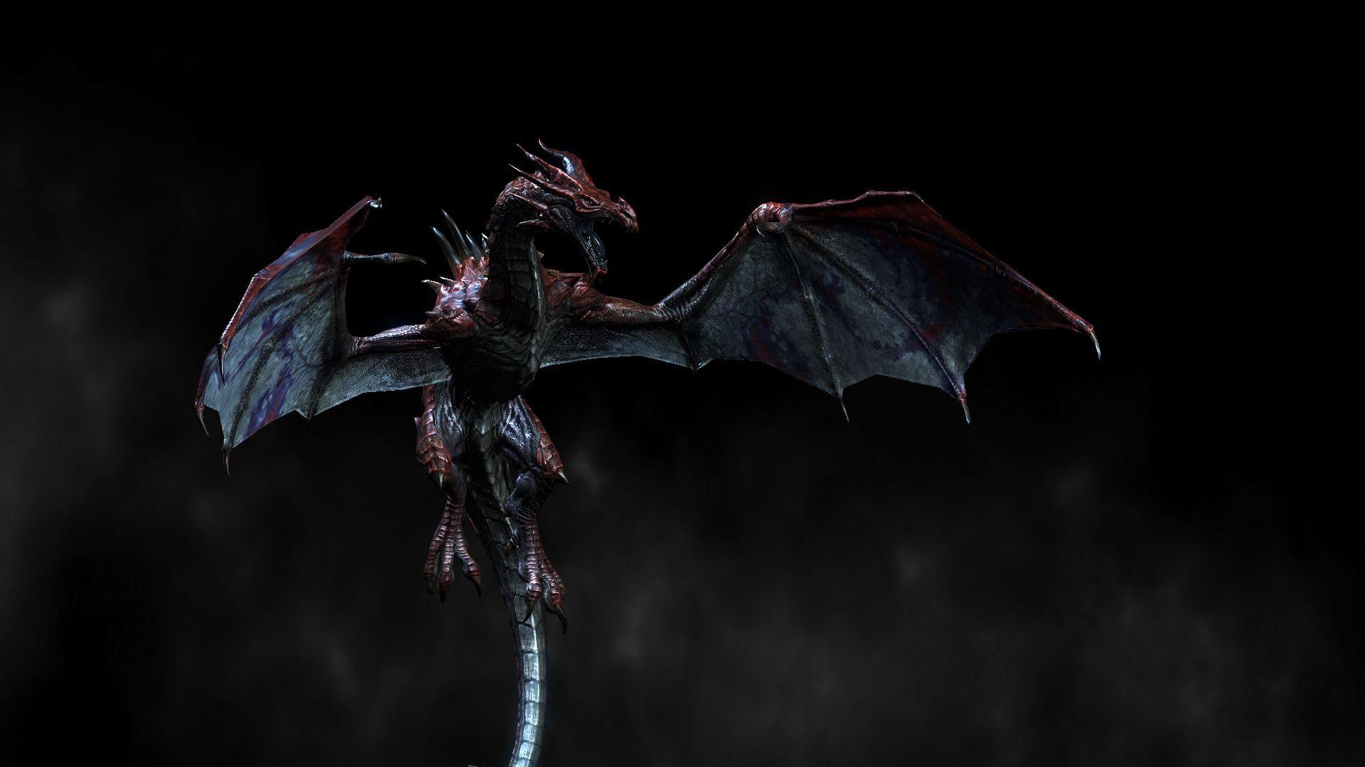 Skyrim Red Dragon Wallpapers - Wallpaper Cave