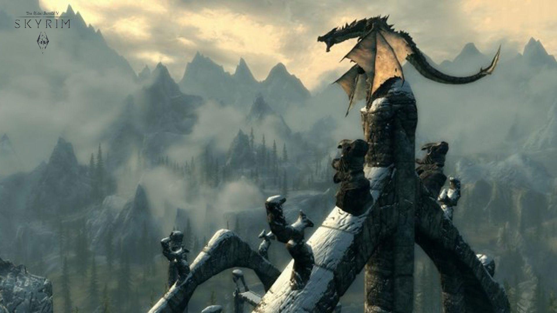 Skyrim Red Dragon Wallpapers - Wallpaper Cave
