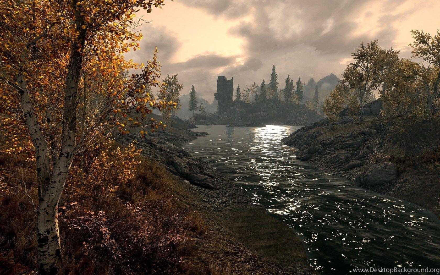 Skyrim Scenic Backgrounds - Wallpaper Cave