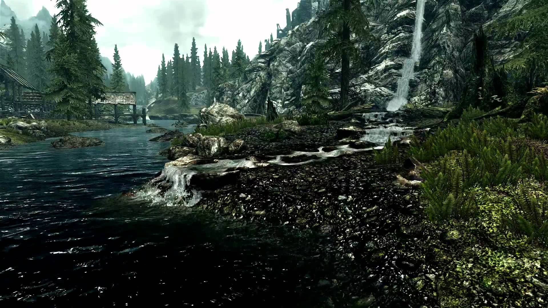 Skyrim Scenic Backgrounds - Wallpaper Cave