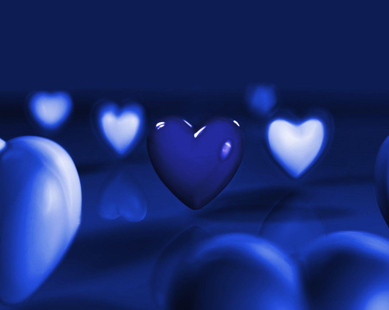 Blue Heart HD Wallpapers - Wallpaper Cave