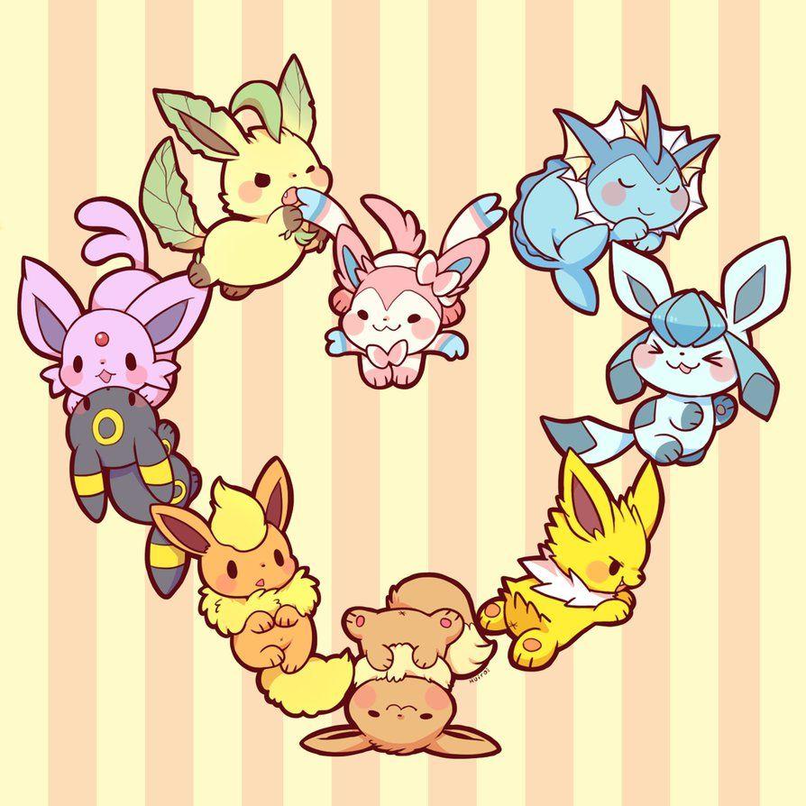 Cute Eeveelutions Wallpapers - Wallpaper Cave