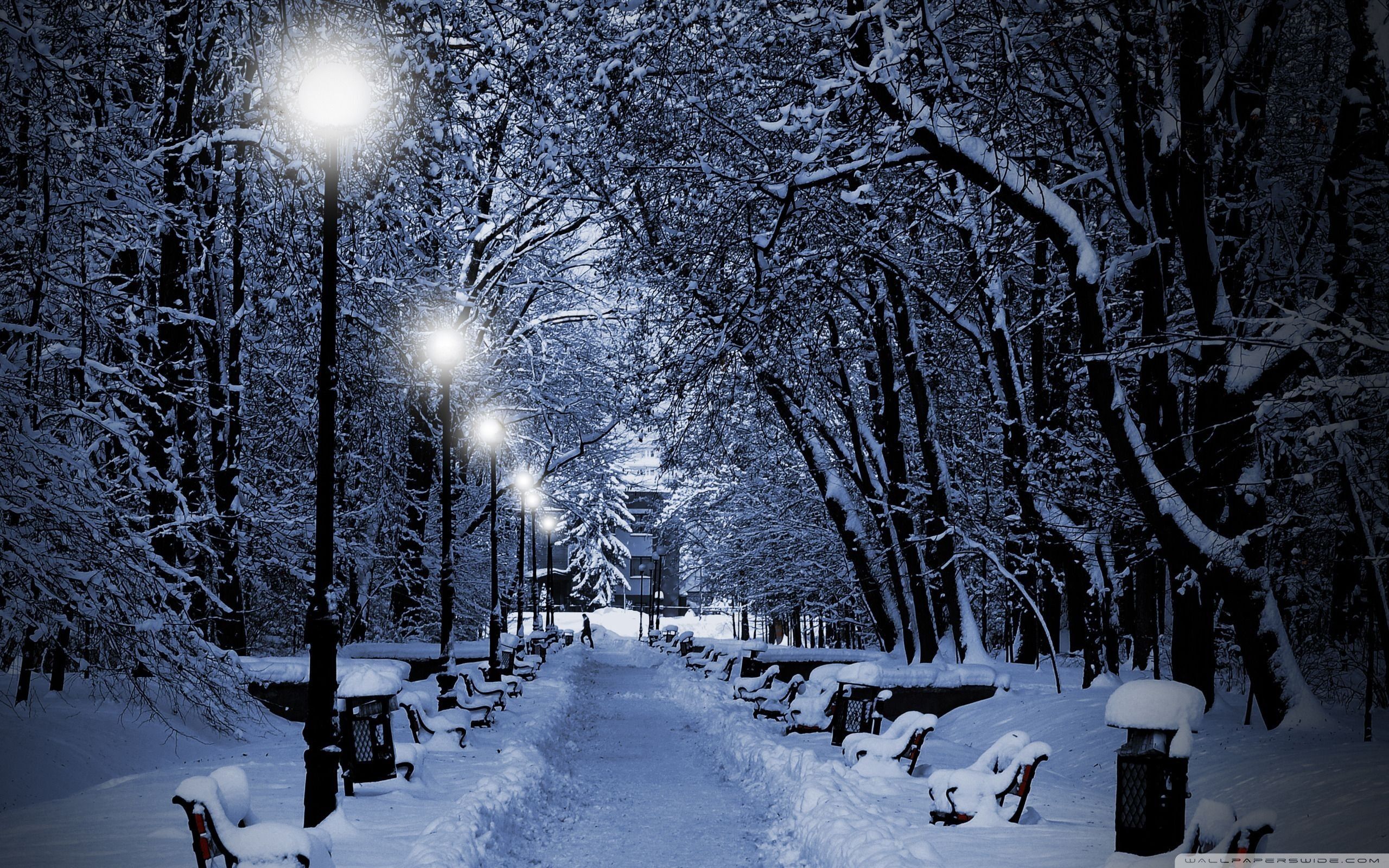 Snow Night Wallpapers - Wallpaper Cave