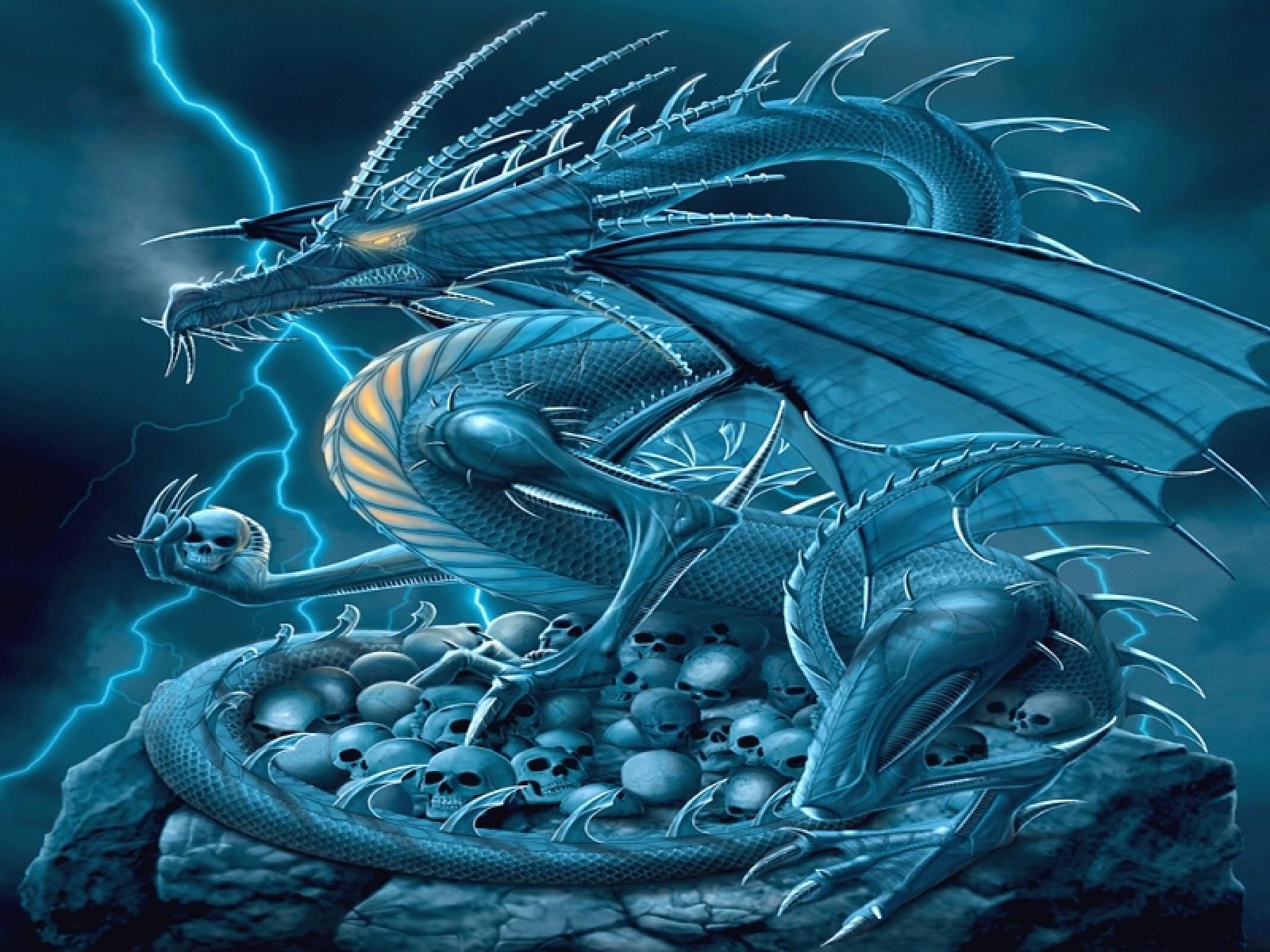 Cool Blue Dragon Wallpapers - Wallpaper Cave