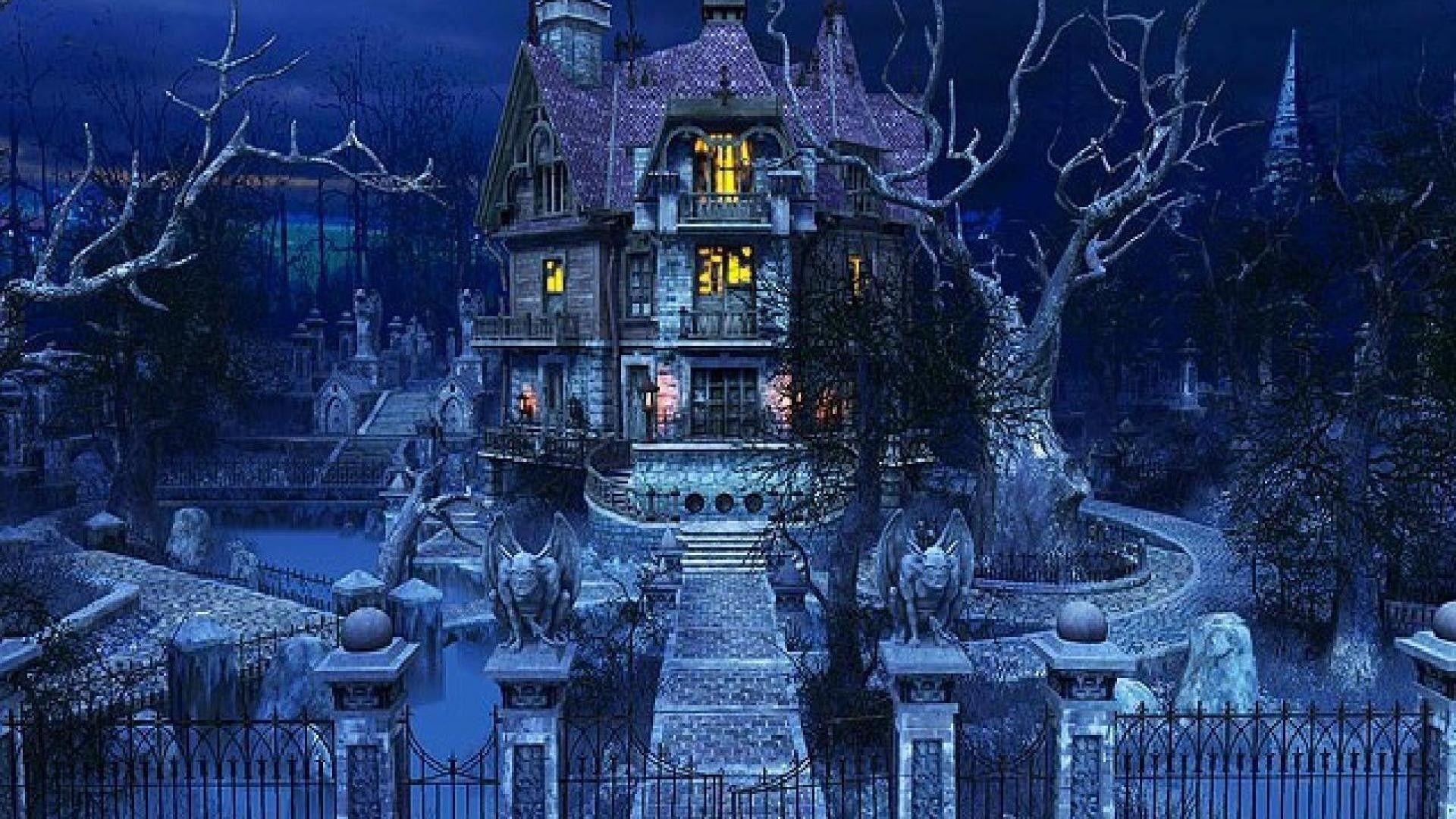 Haunted House Wallpapers - Wallpaper Cave