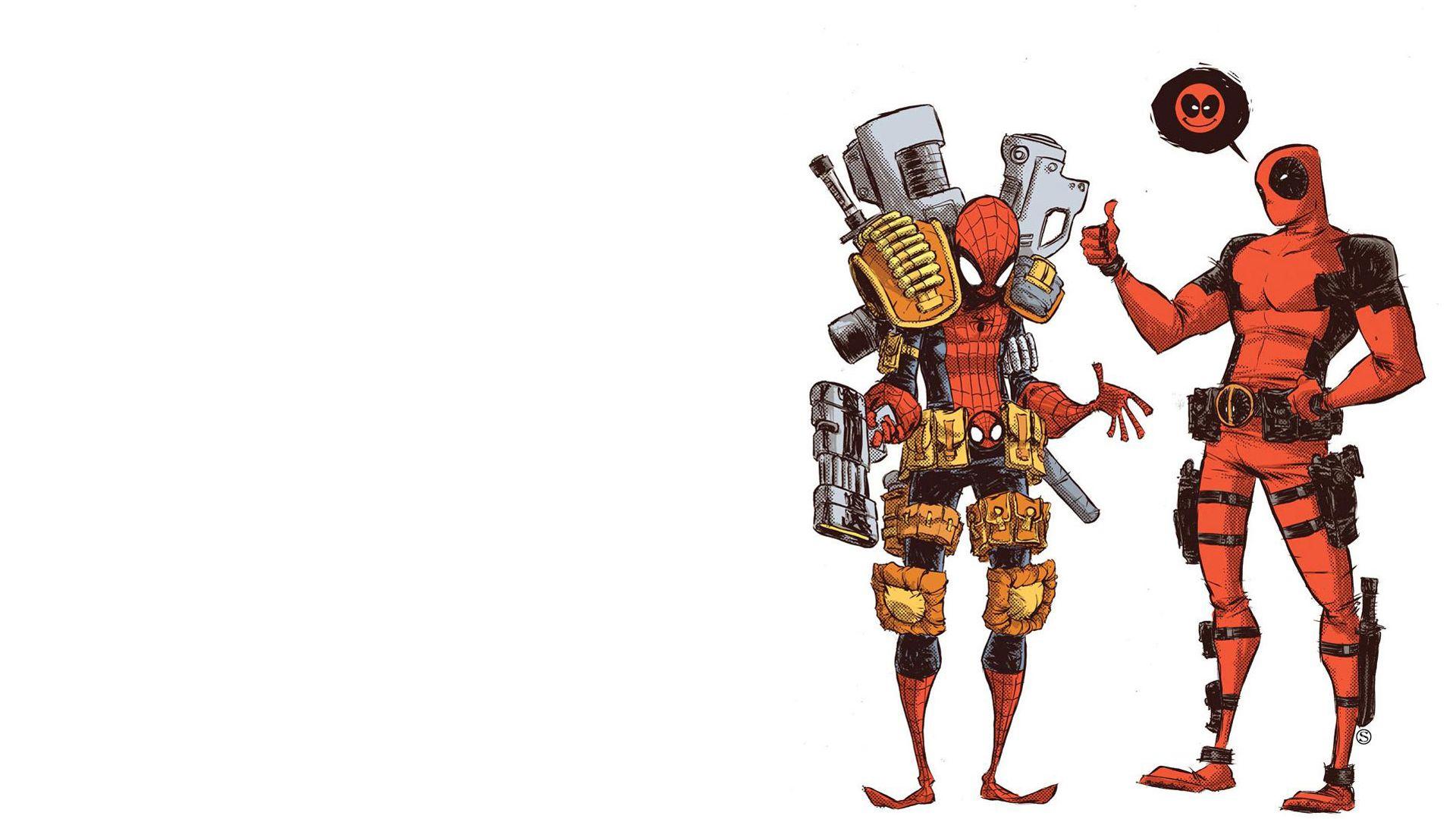 Deadpool Cartoon Wallpapers - Wallpaper Cave