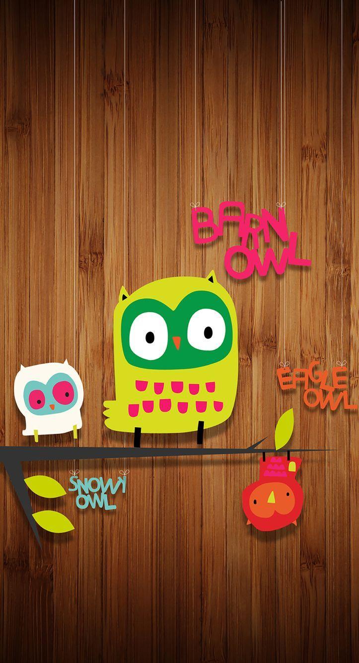 Cartoon Owl Wallpapers - Wallpaper Cave
