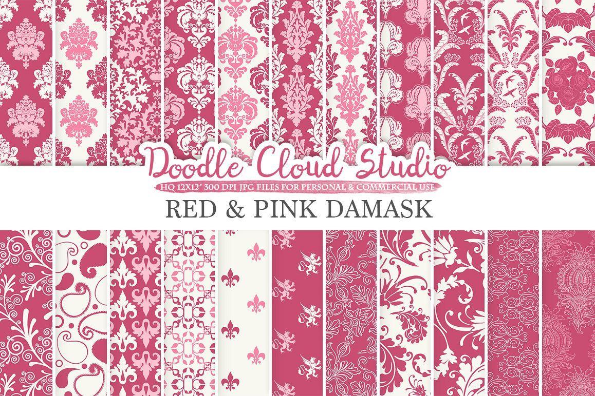 Pink Damask Backgrounds - Wallpaper Cave