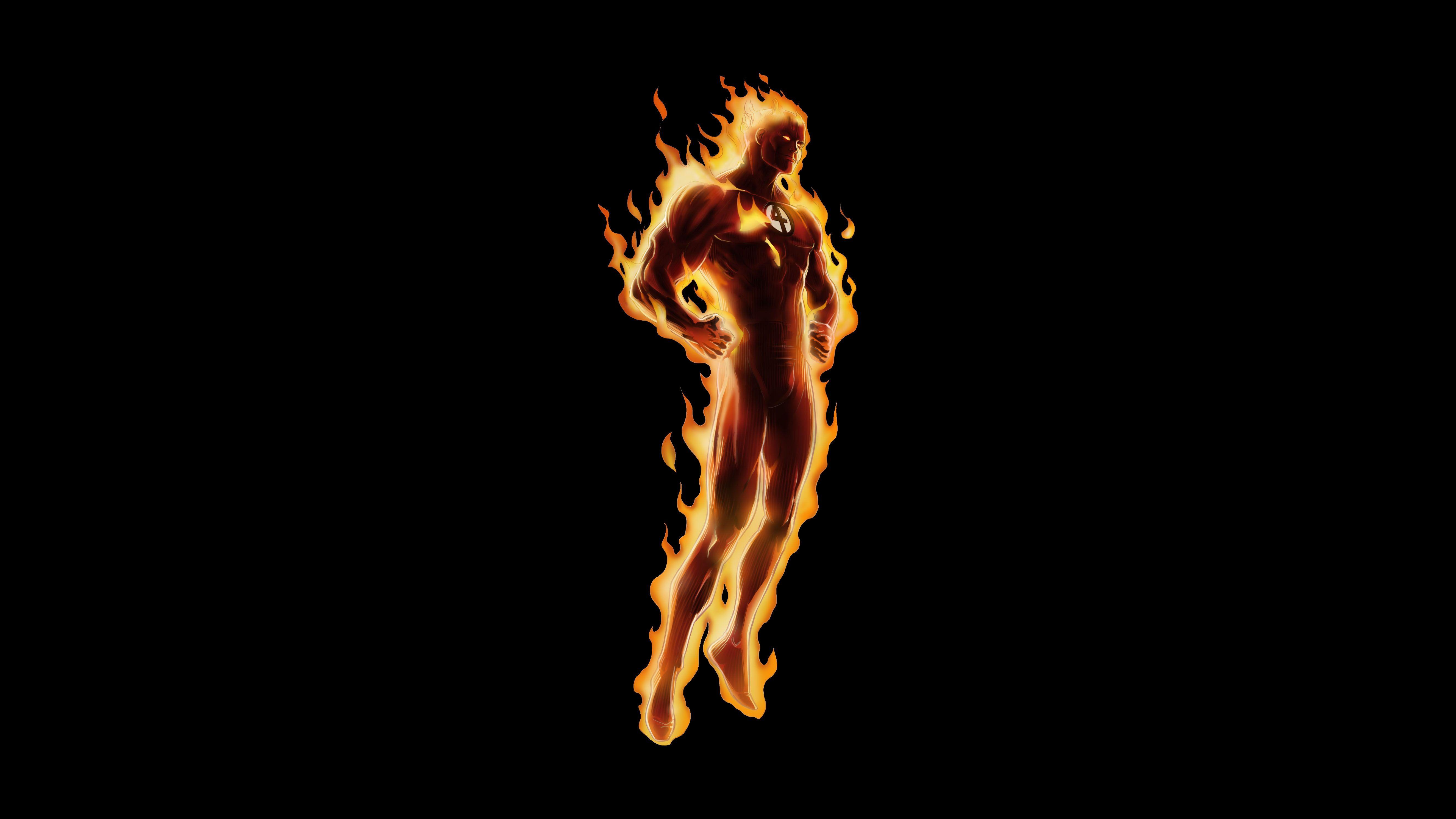 Human Torch Marvel Comics Wallpapers - Wallpaper Cave