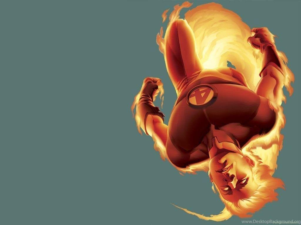 Human Torch Marvel Comics Wallpapers - Wallpaper Cave