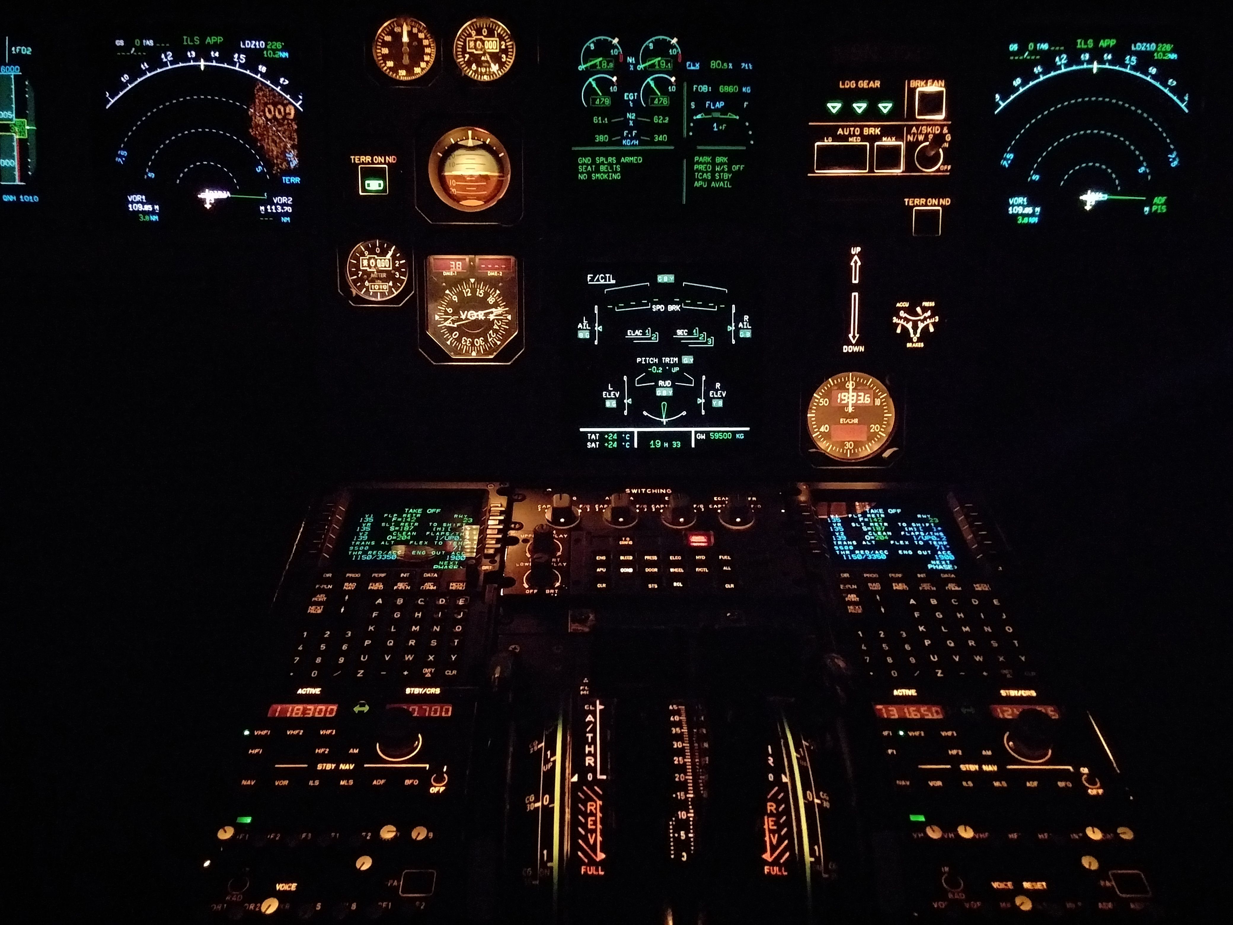 Cockpit Wallpapers Night - Wallpaper Cave