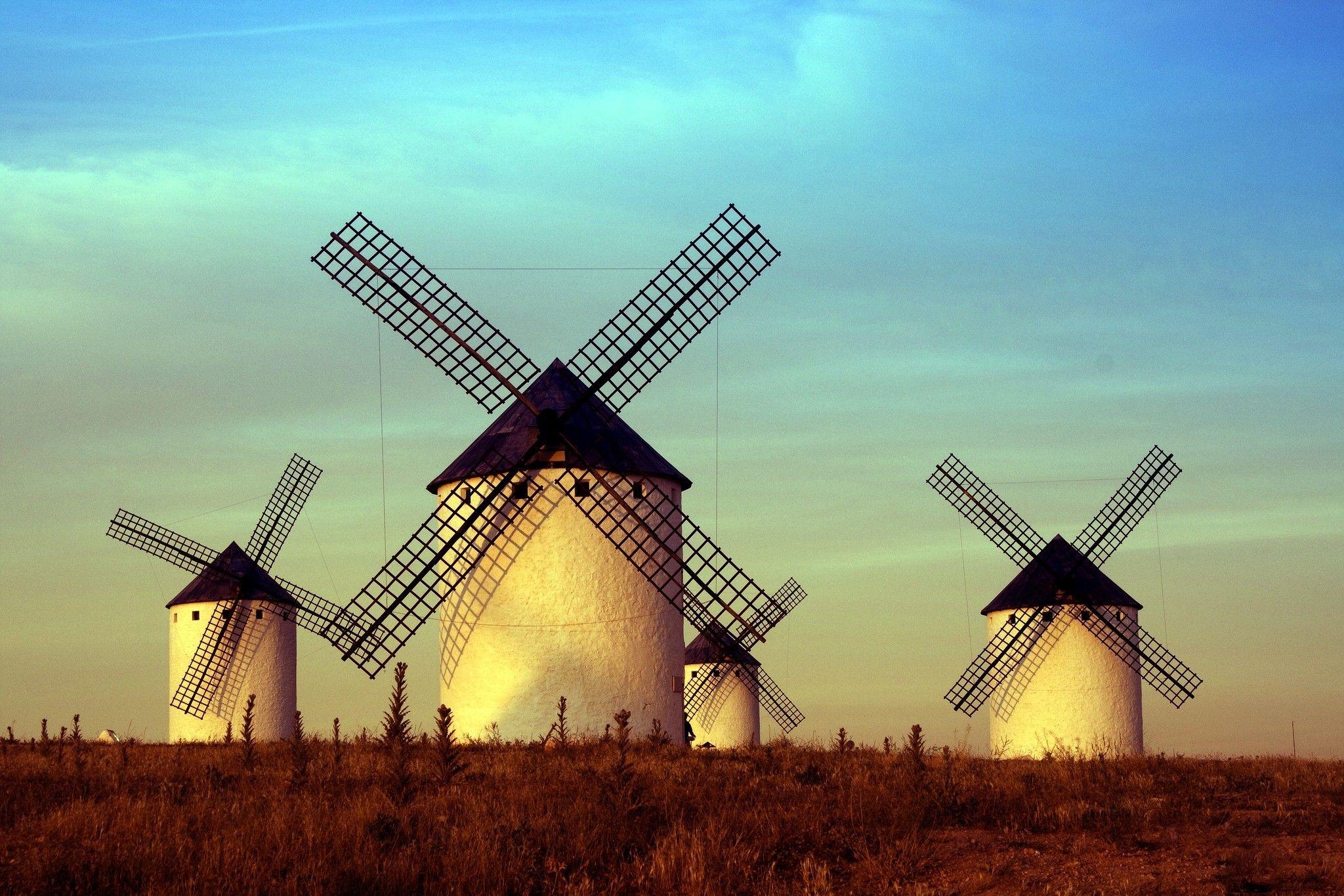 Old Windmill Wallpaper