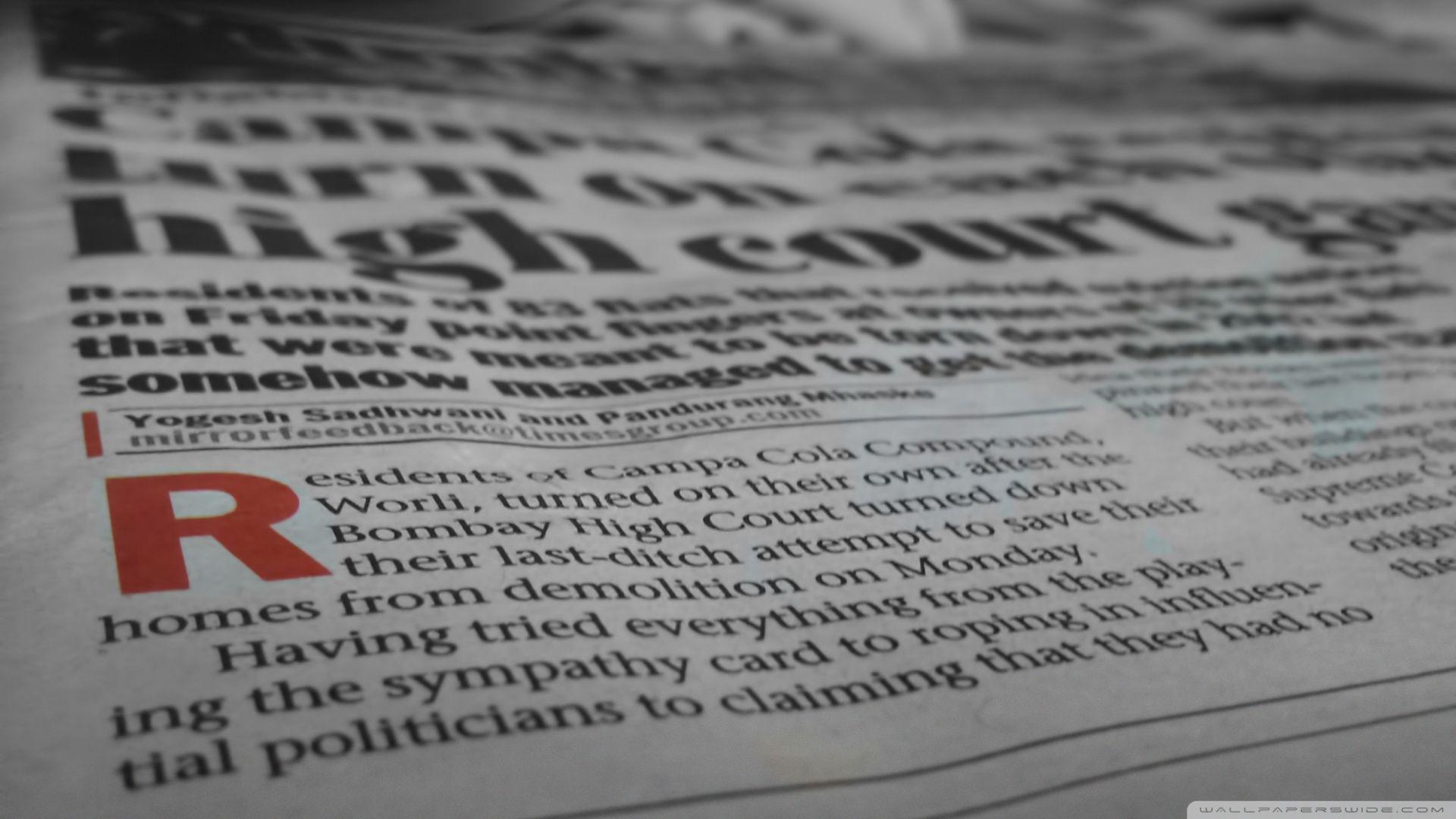 Newspaper Wallpaper backgrounds Wallpaper Cave
