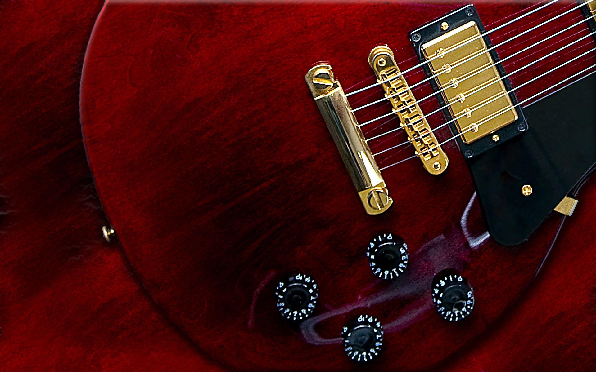 Guitar Red Wallpapers - Wallpaper Cave