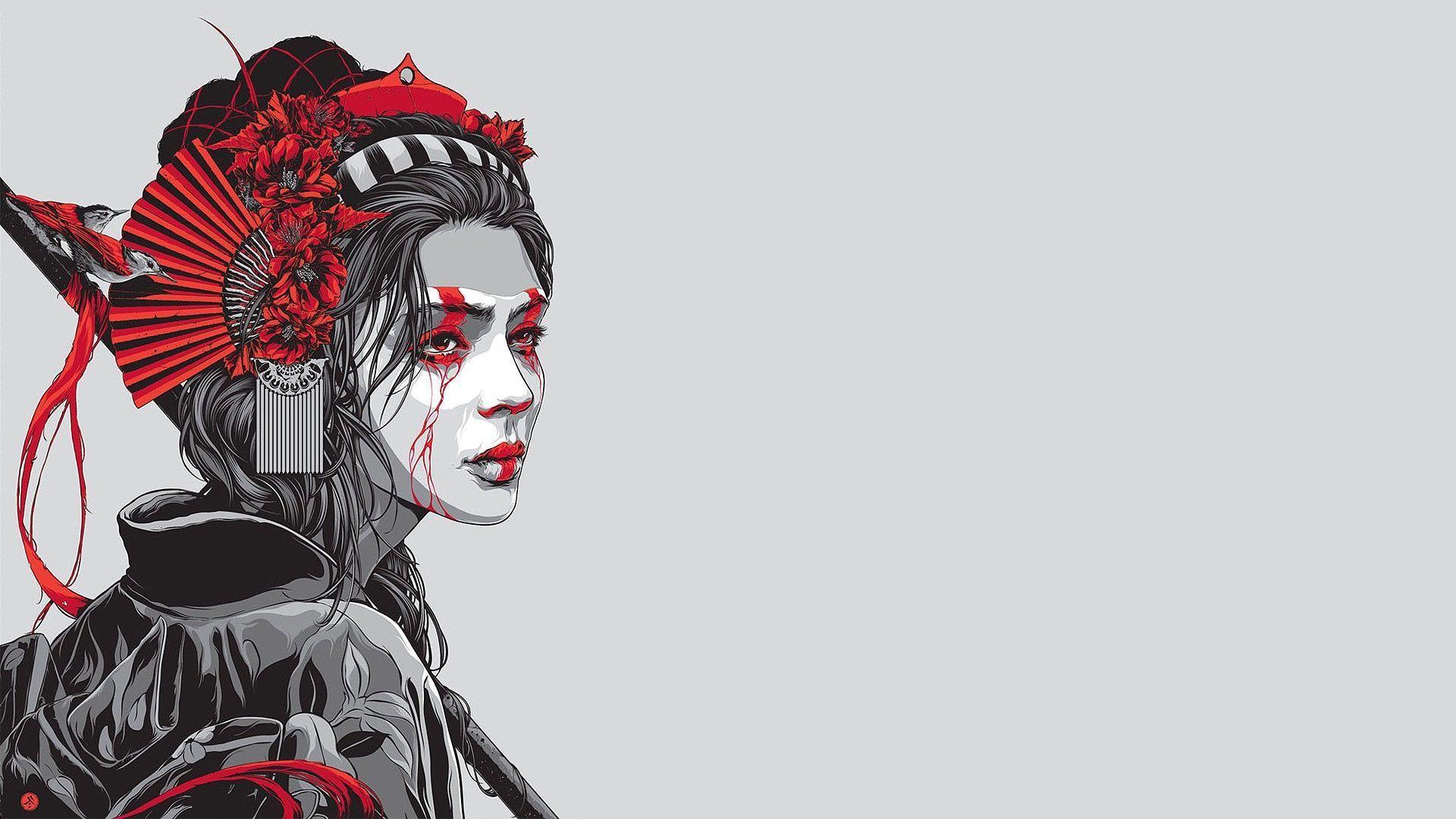 Desktop Wallpapers Geisha Wallpaper Cave