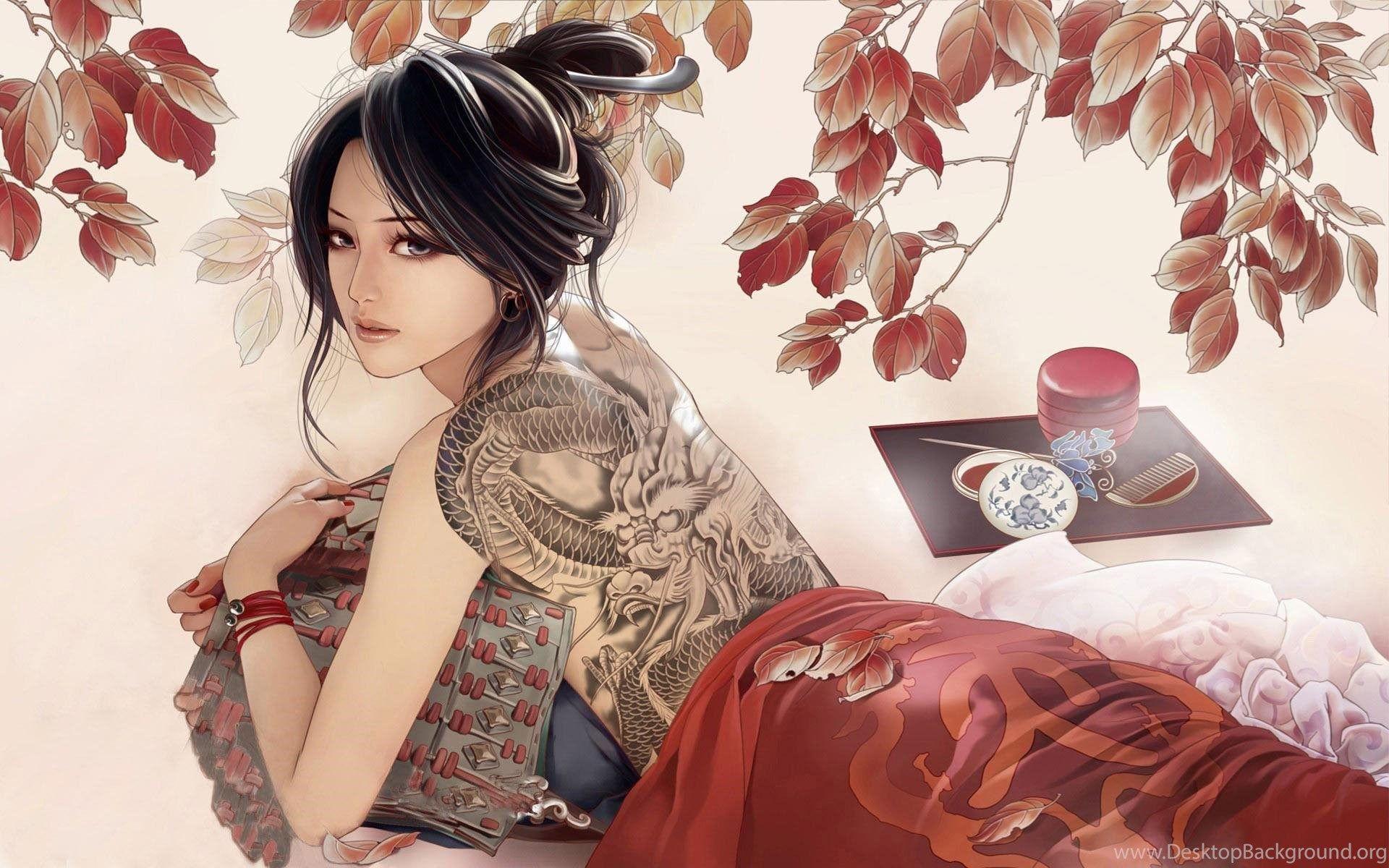 Desktop Wallpapers Geisha - Wallpaper Cave