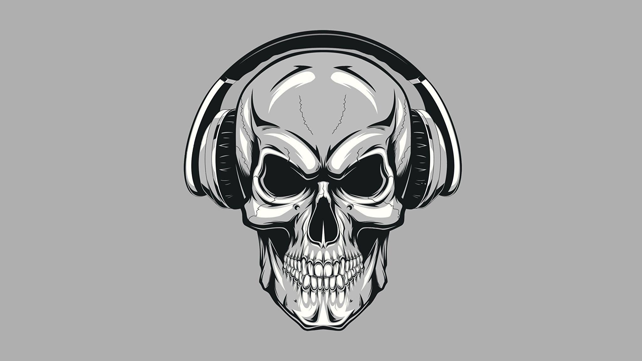 Headphone Skull Wallpapers - Wallpaper Cave