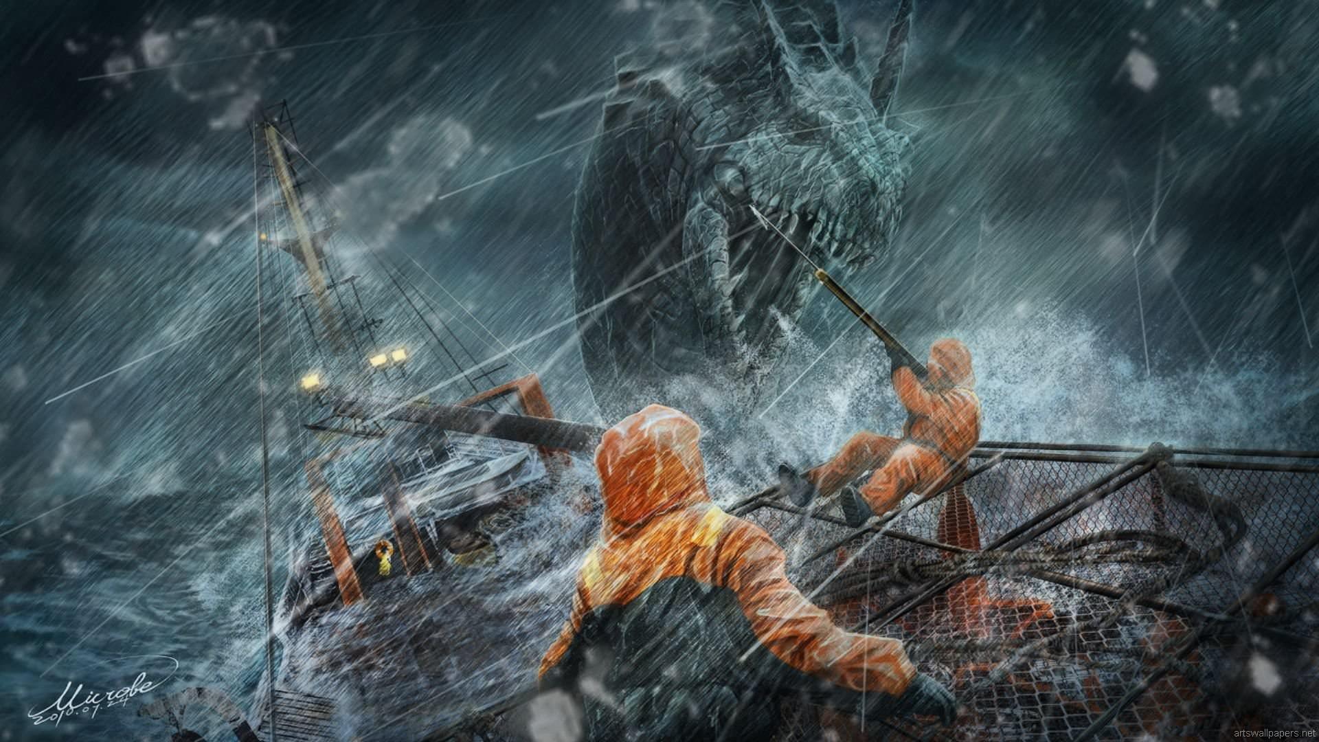 Sea Monster Wallpapers HD - Wallpaper Cave