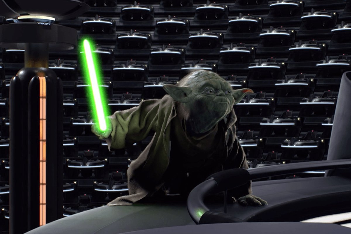 Yoda Fights Sith Lord Wallpapers - Wallpaper Cave