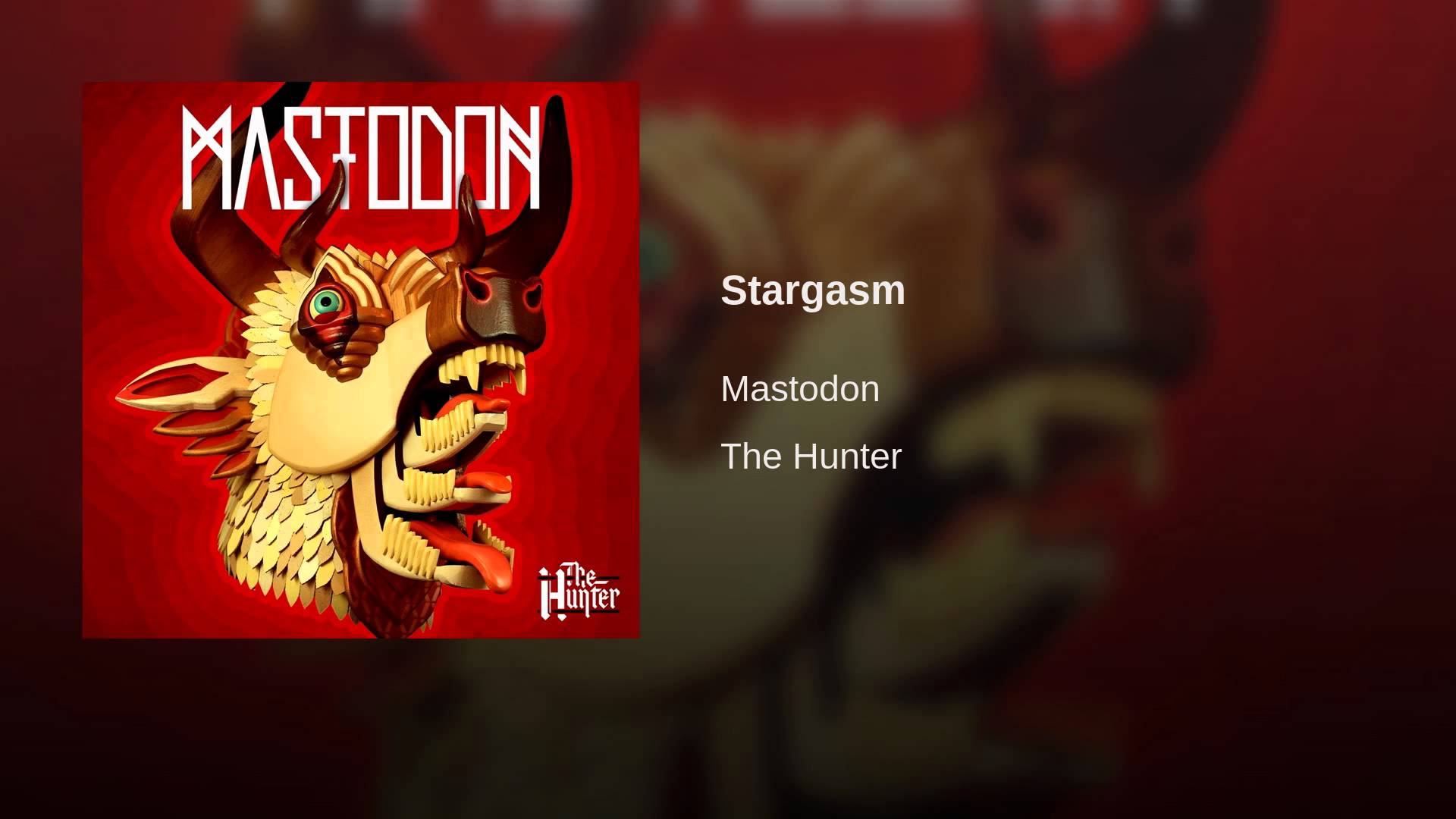 Mastodon The Hunter Artwork