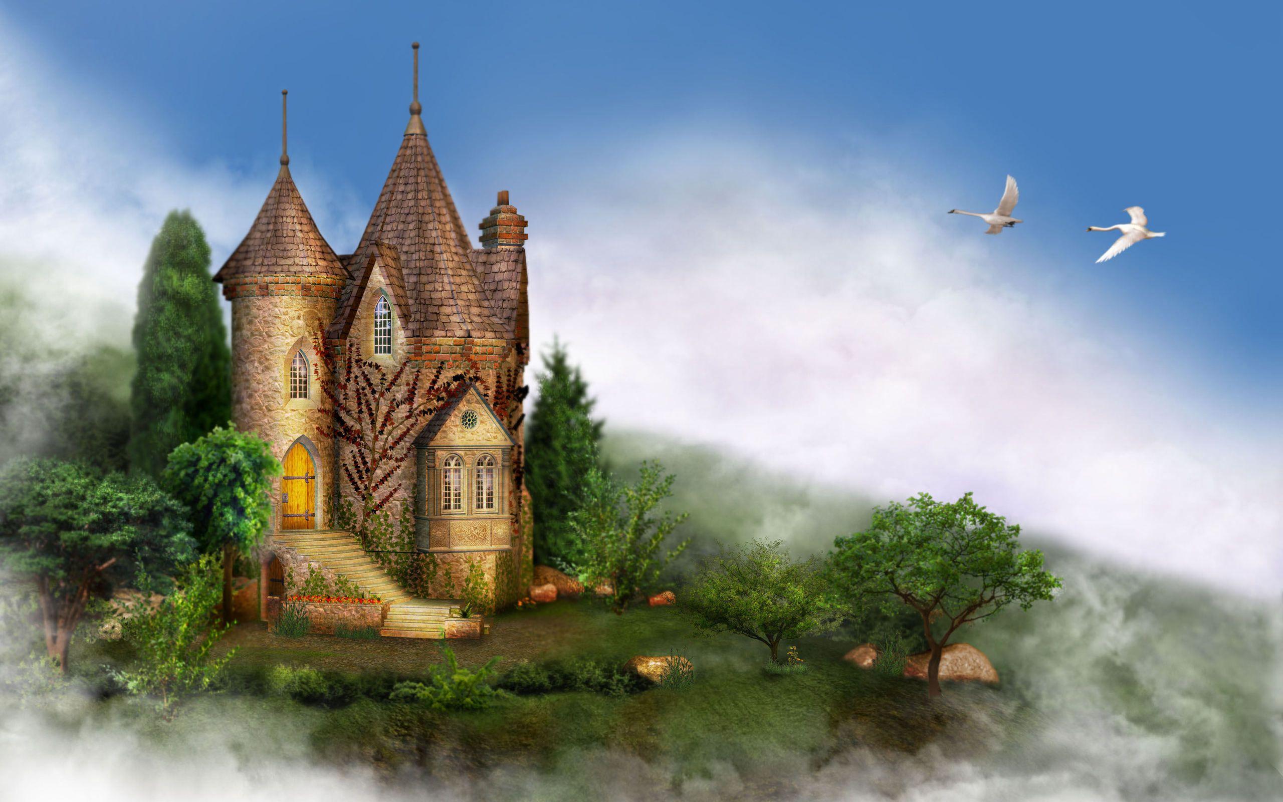 Fantasy Castle Desktop Backgrounds - Wallpaper Cave