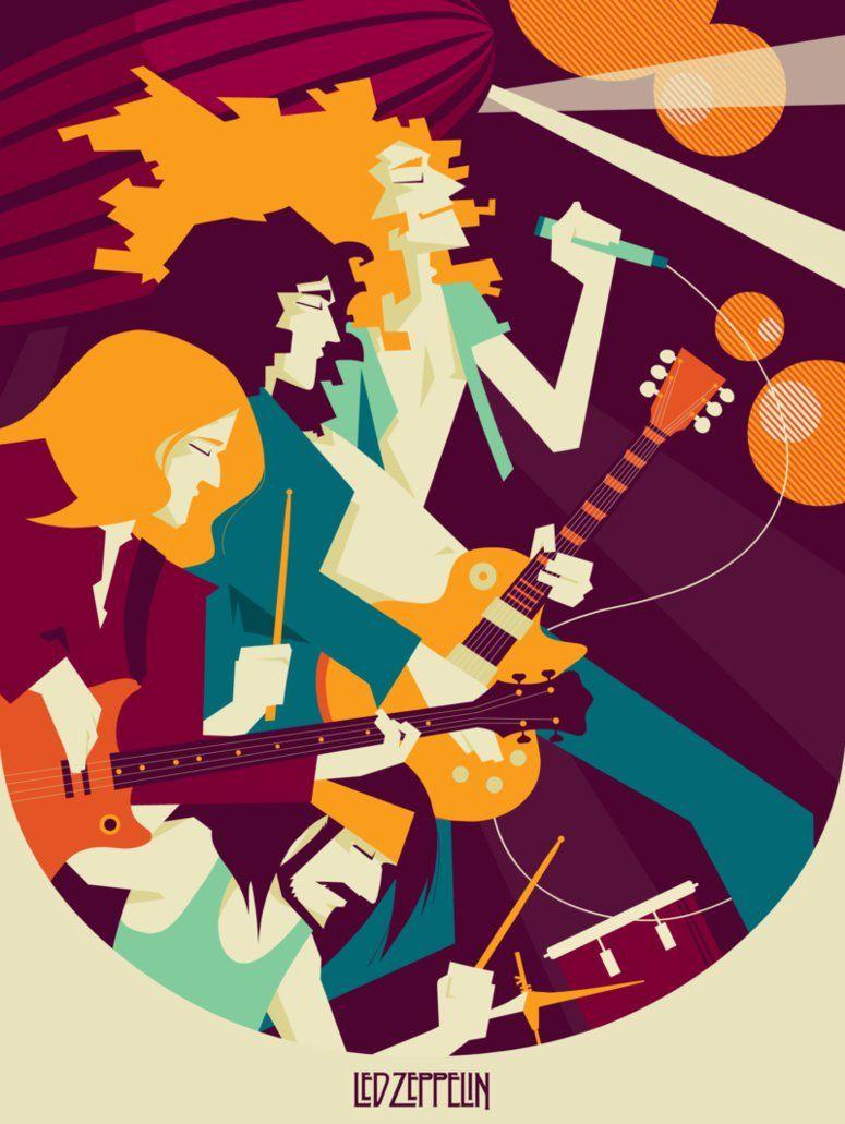 Led Zeppelin Backgrounds Deviantart - Wallpaper Cave