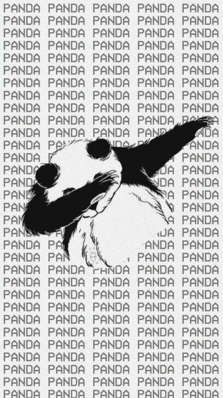 Panda Wallpapers Gray - Wallpaper Cave