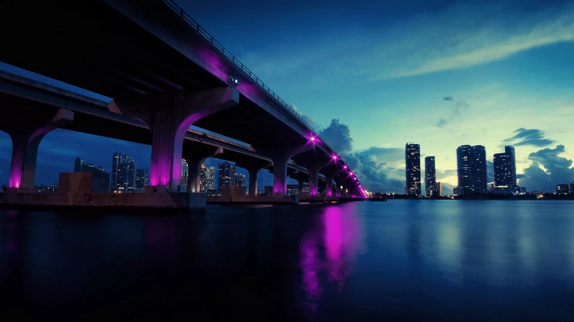 Miami Skyline Wallpapers - Wallpaper Cave