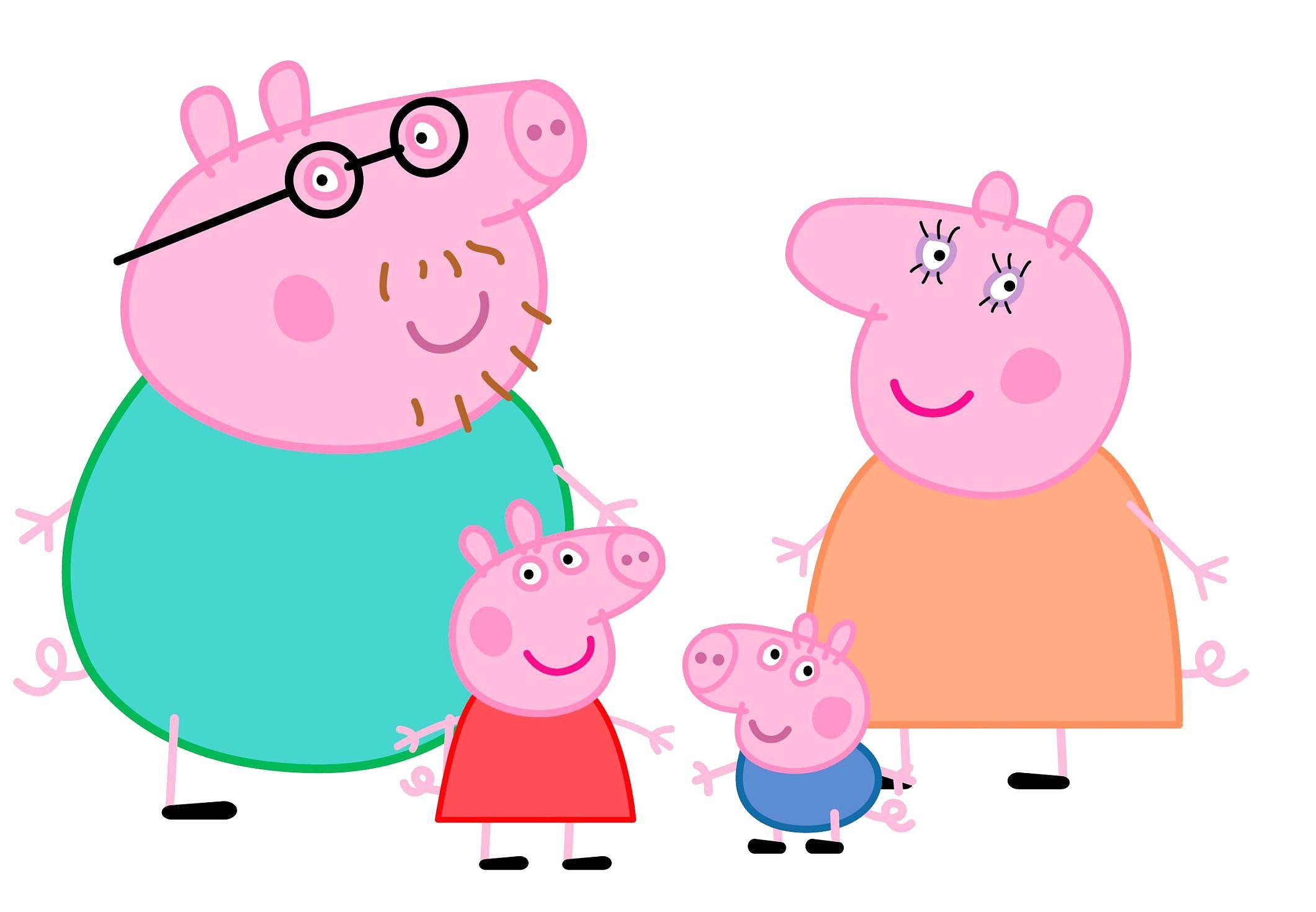 Peppa Pig Family Wallpapers Wallpaper Cave