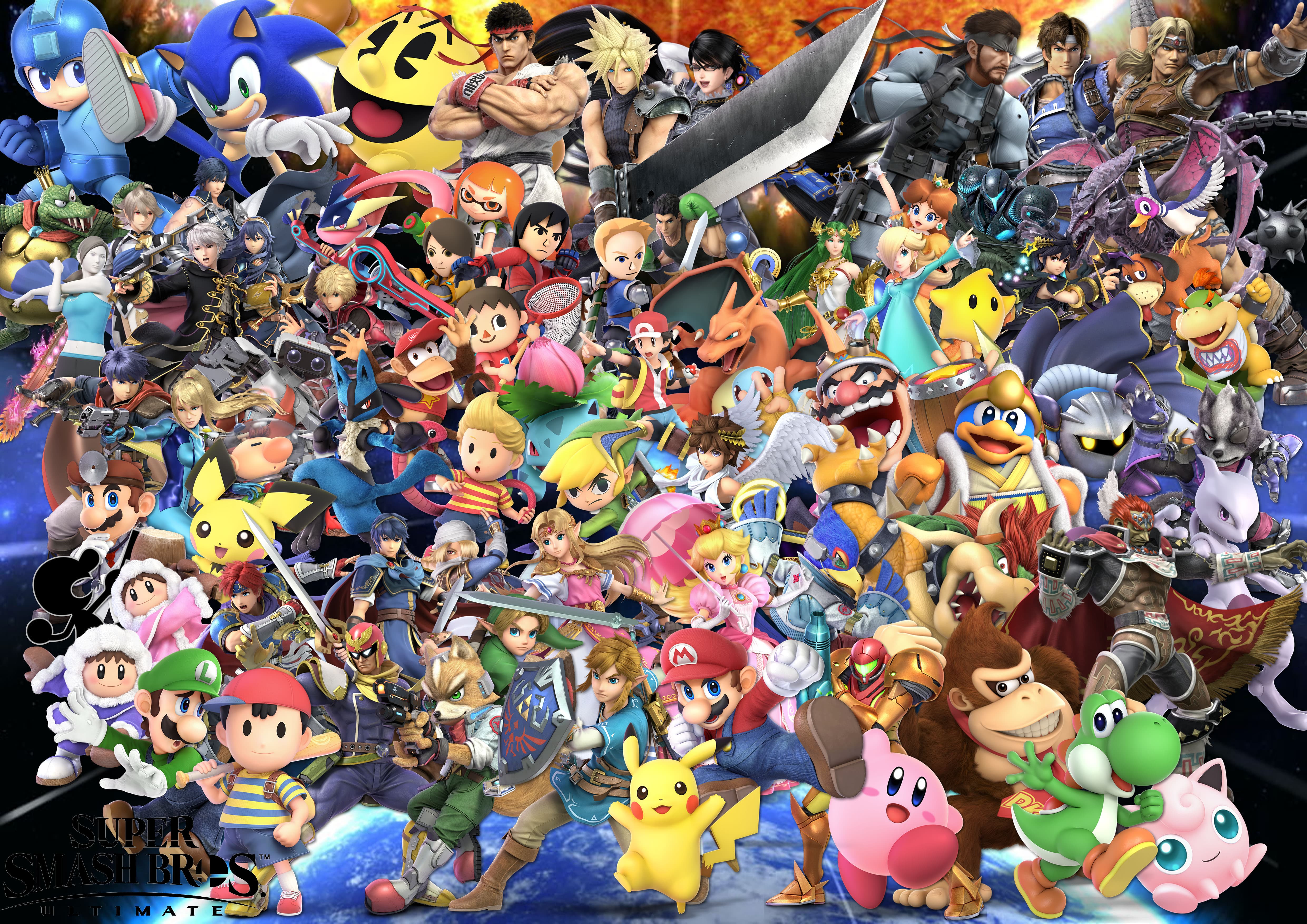 Super Smash Bros 4 Website Wallpaper Dayhrom