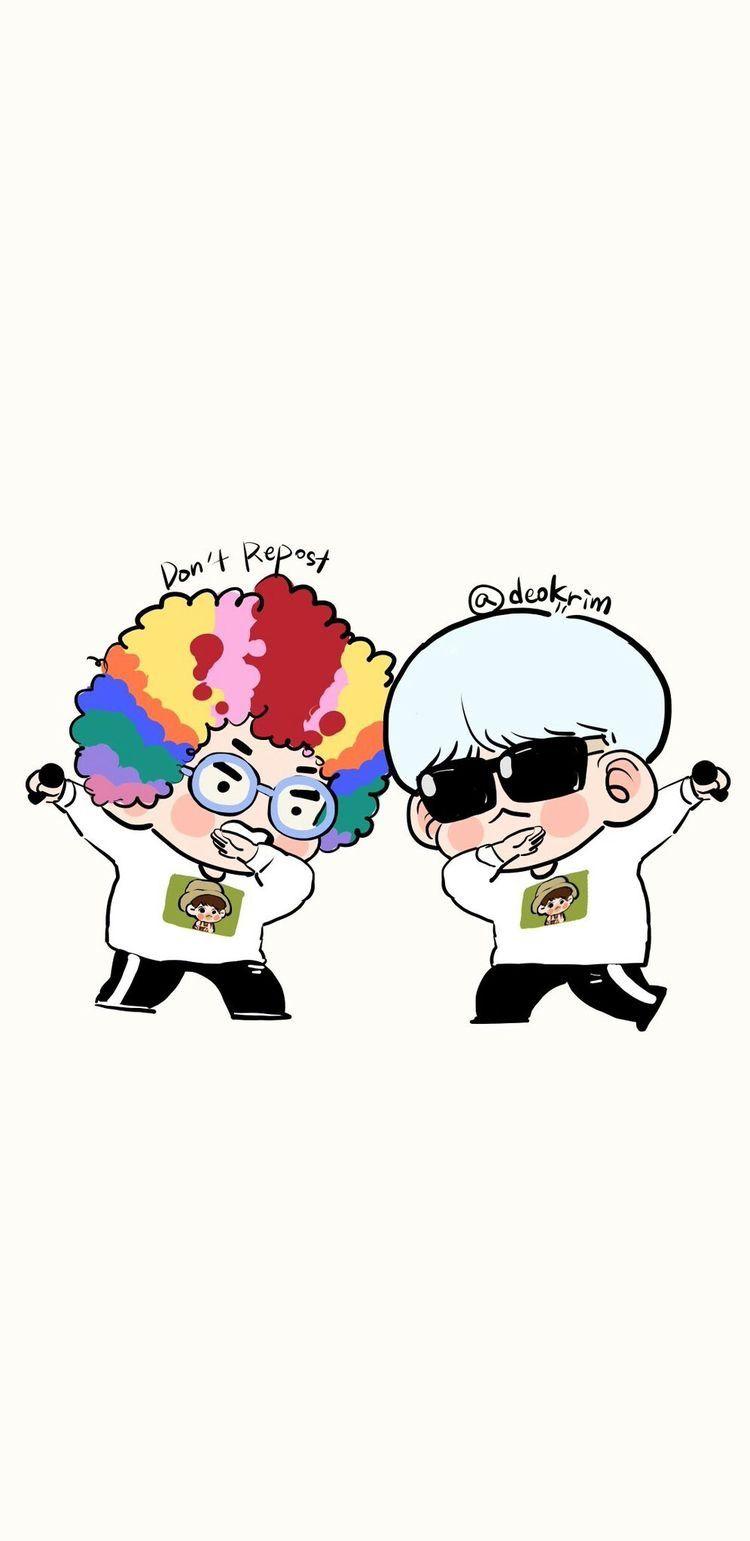 Taehyung Chibi Wallpapers - Wallpaper Cave