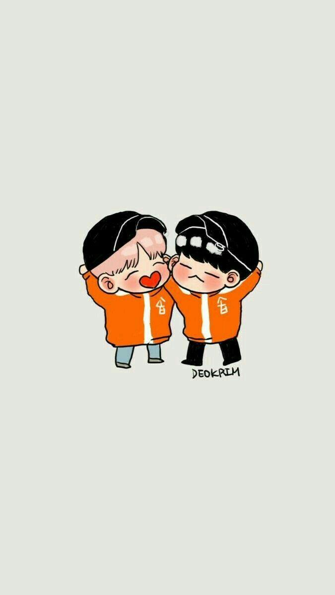 Taehyung Chibi Wallpapers - Wallpaper Cave