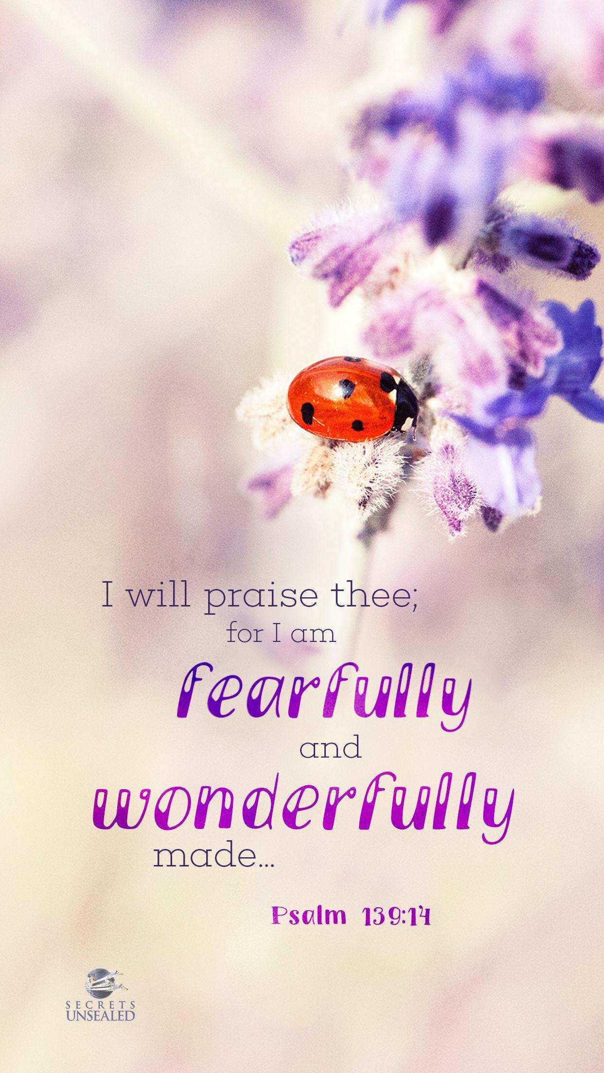 I Am Fearfully And Wonderfully Made Wallpapers - Wallpaper Cave