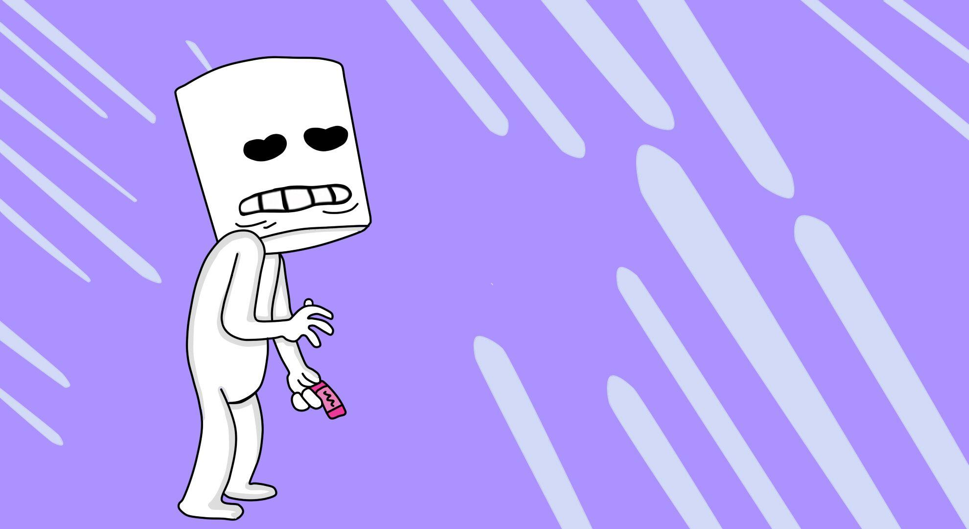 Sad Marshmello Wallpapers - Wallpaper Cave