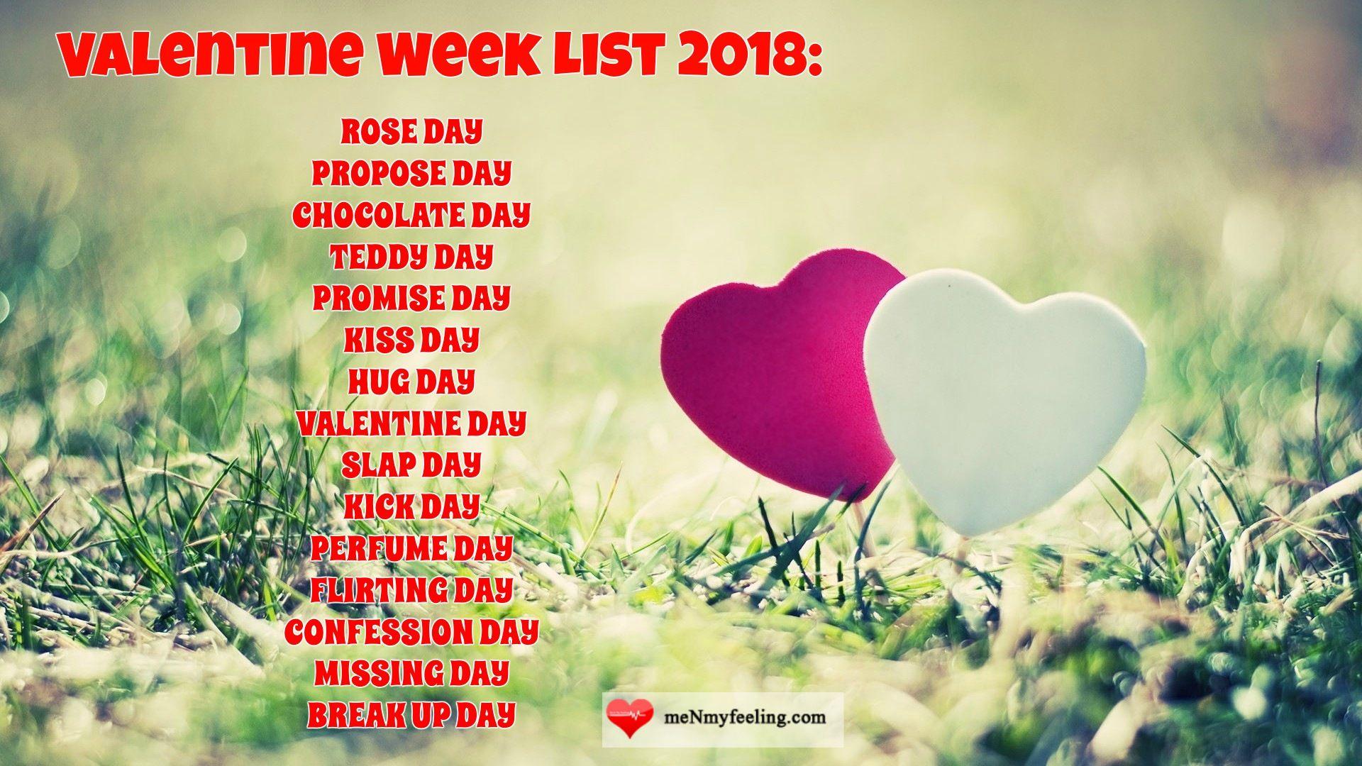 Valentines Week List 2019 Wallpapers - Wallpaper Cave
