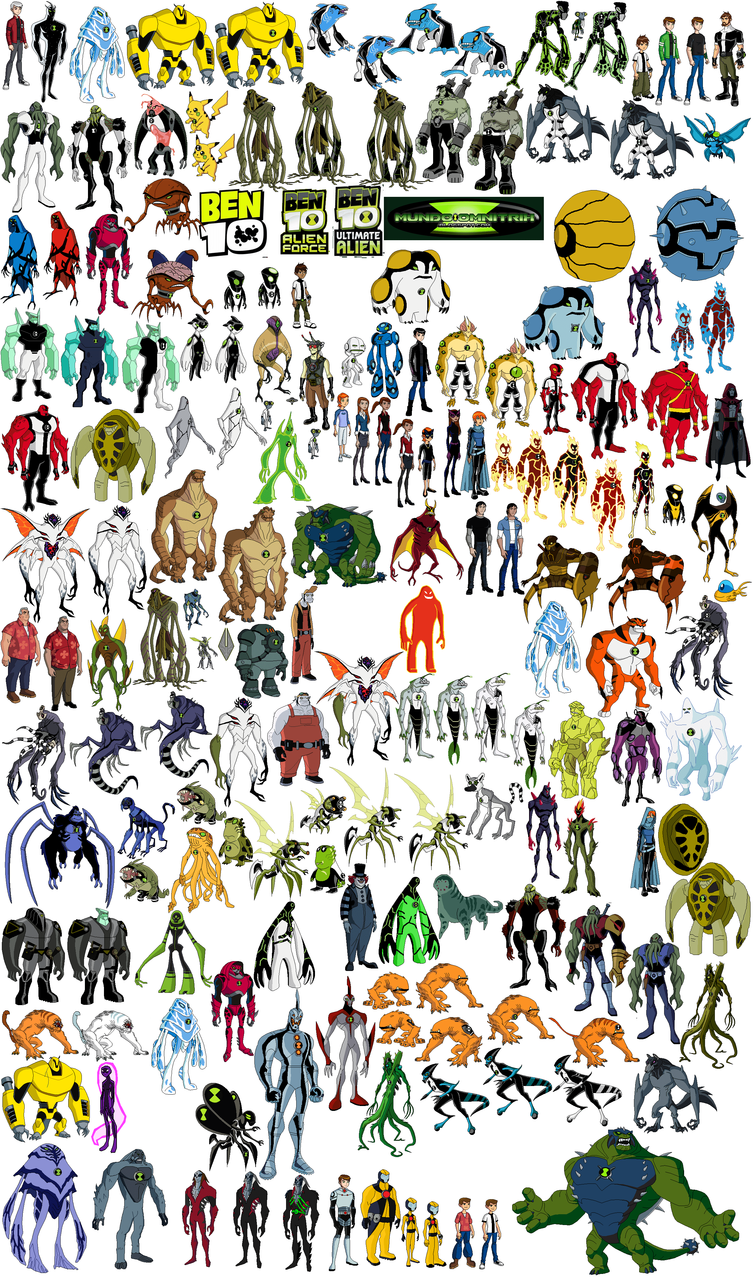Ben 10 Omniverse Characters Selectret