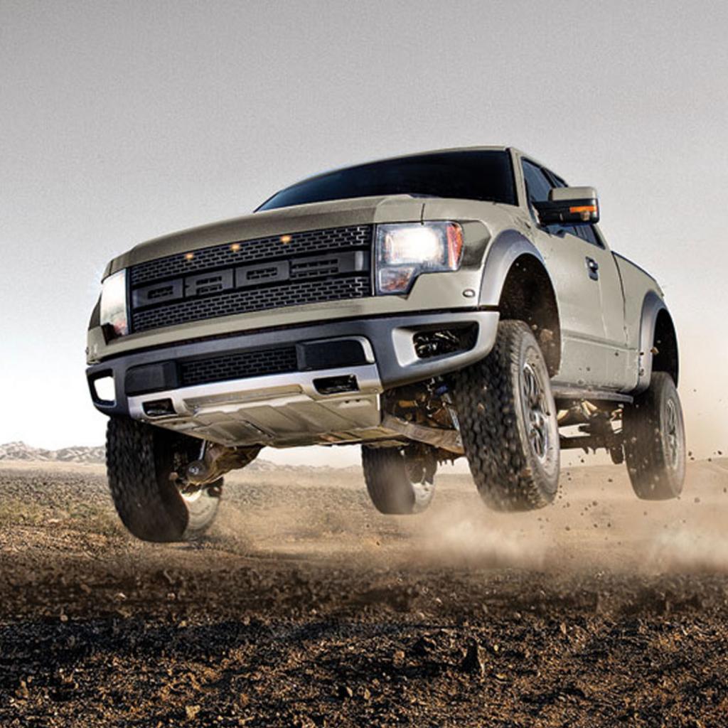 Ford Raptor White Wallpaper