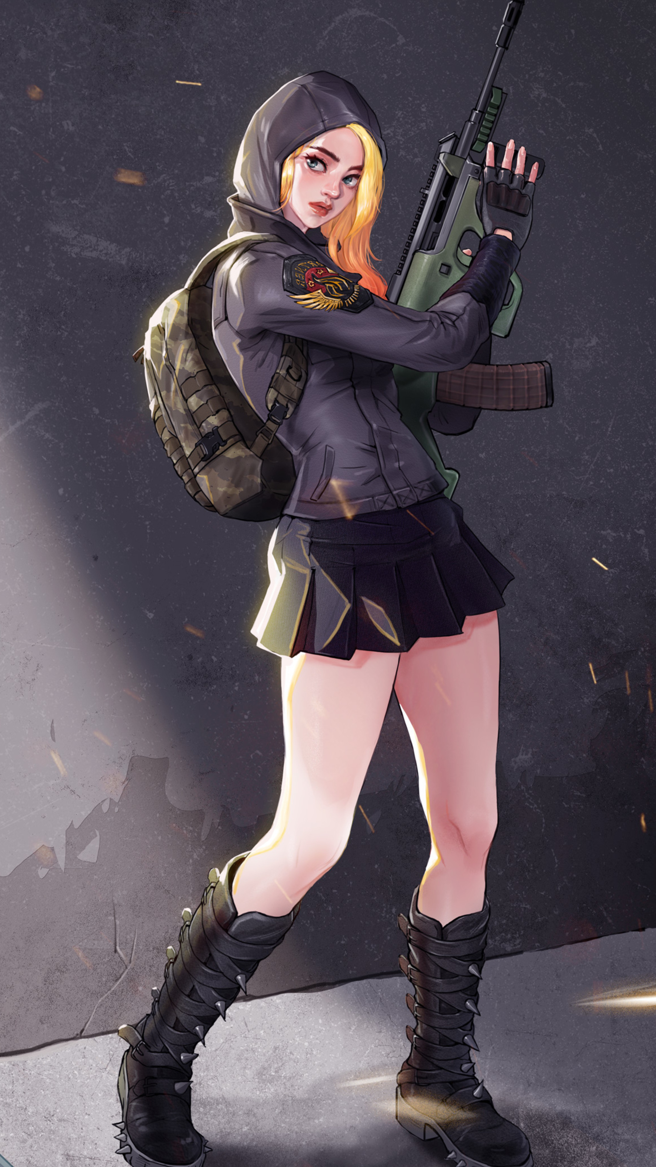 PUBG Mobile Girl Character Dark HD Wallpapers Wallpaper Cave