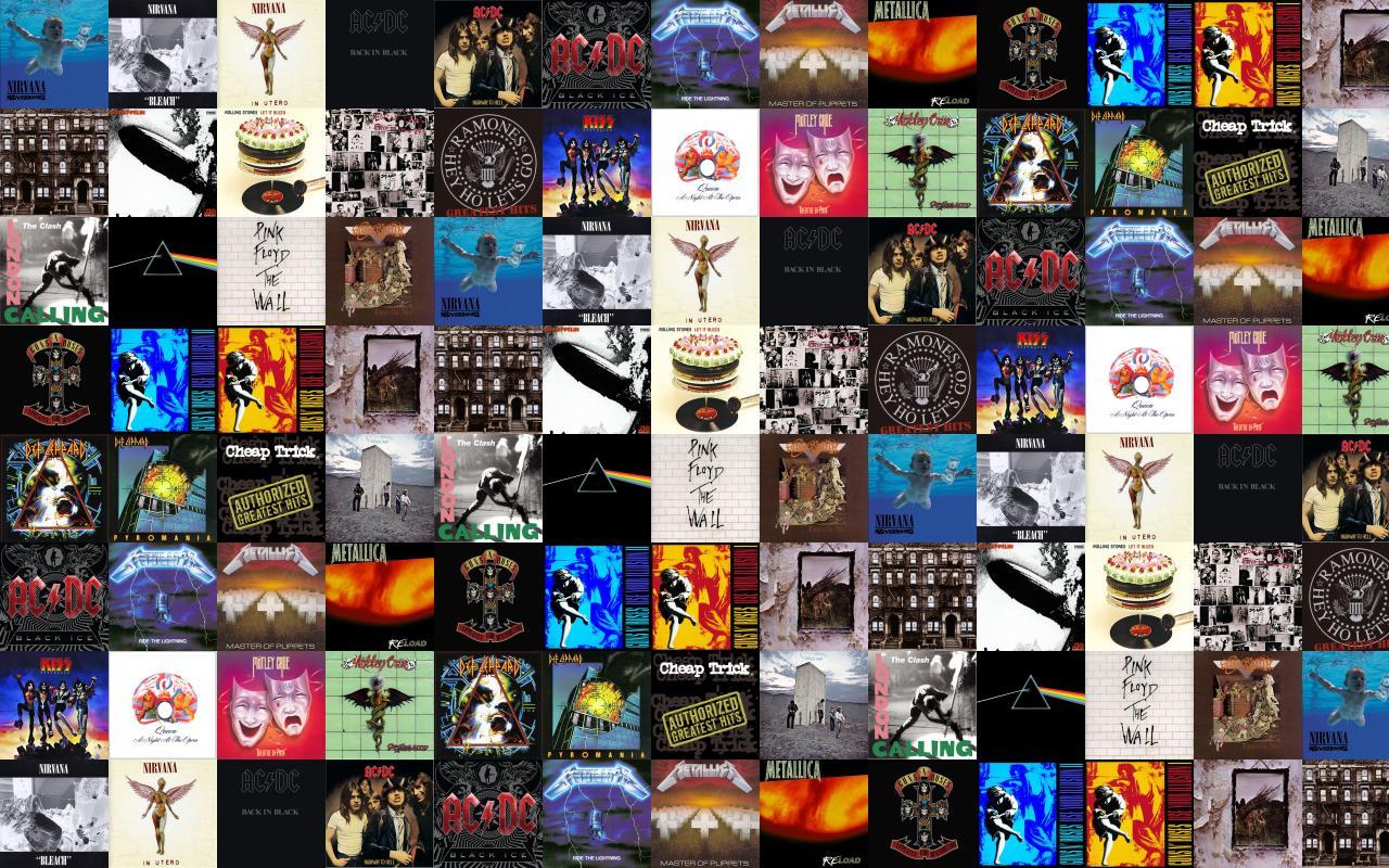 Nevermind Back Cover Collage