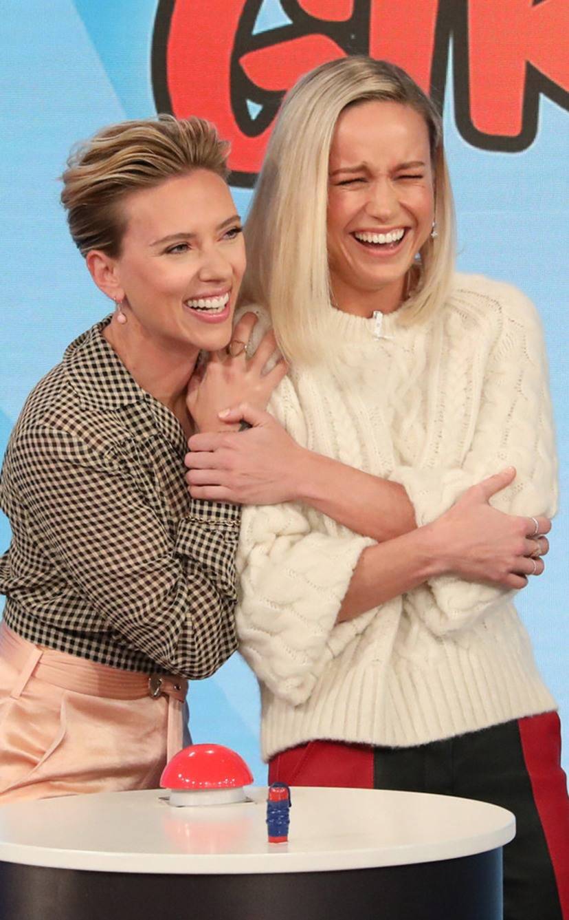 Brie Larson And Scarlett Johansson Wallpapers Wallpaper Cave 6457
