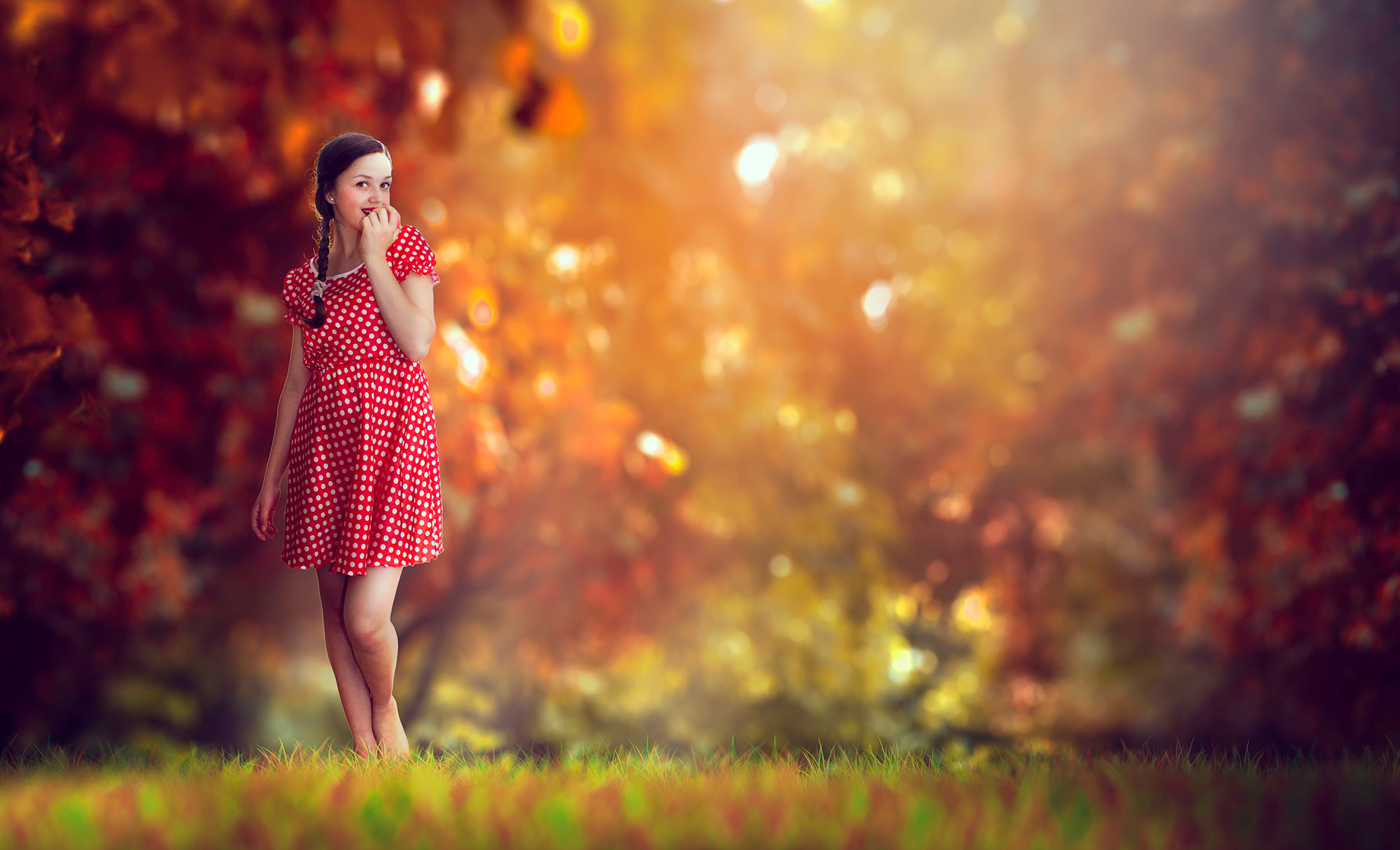 Girl And Fall Wallpapers - Wallpaper Cave