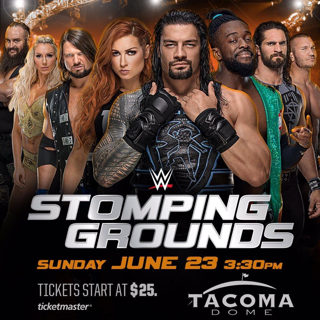WWE Stomping Grounds Wallpapers - Wallpaper Cave